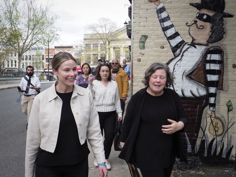 State Economic Secretary Yvonne Hao tours Northampton and the Iron ...