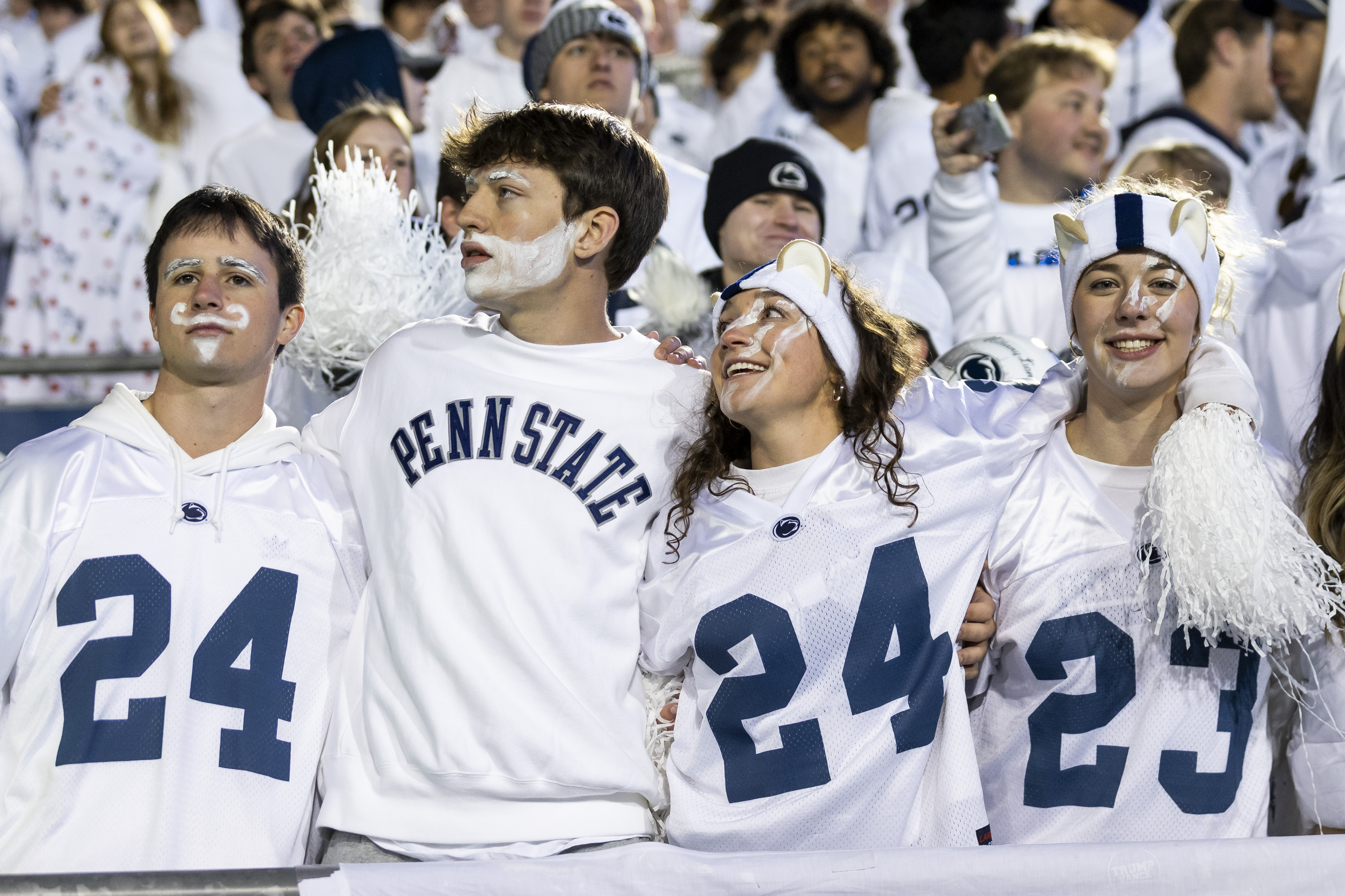 Penn State White Out faces in the crowd - pennlive.com