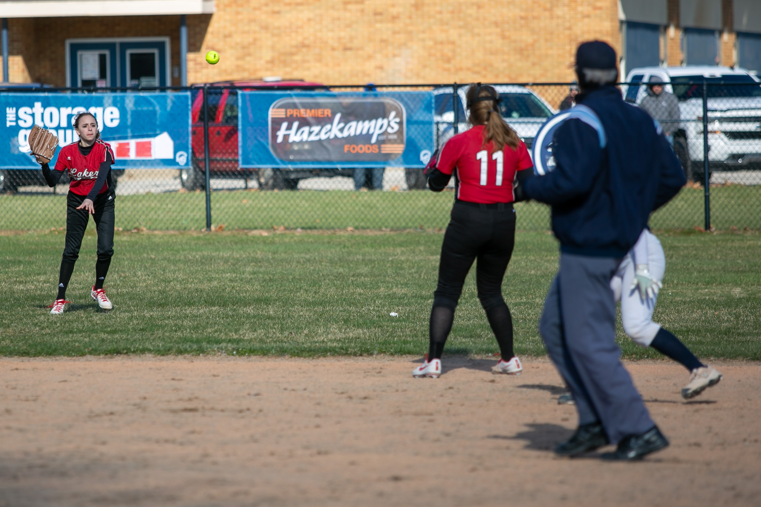 Fruitport Trojans take on Spring Lake Lakers in softball doubleheader ...