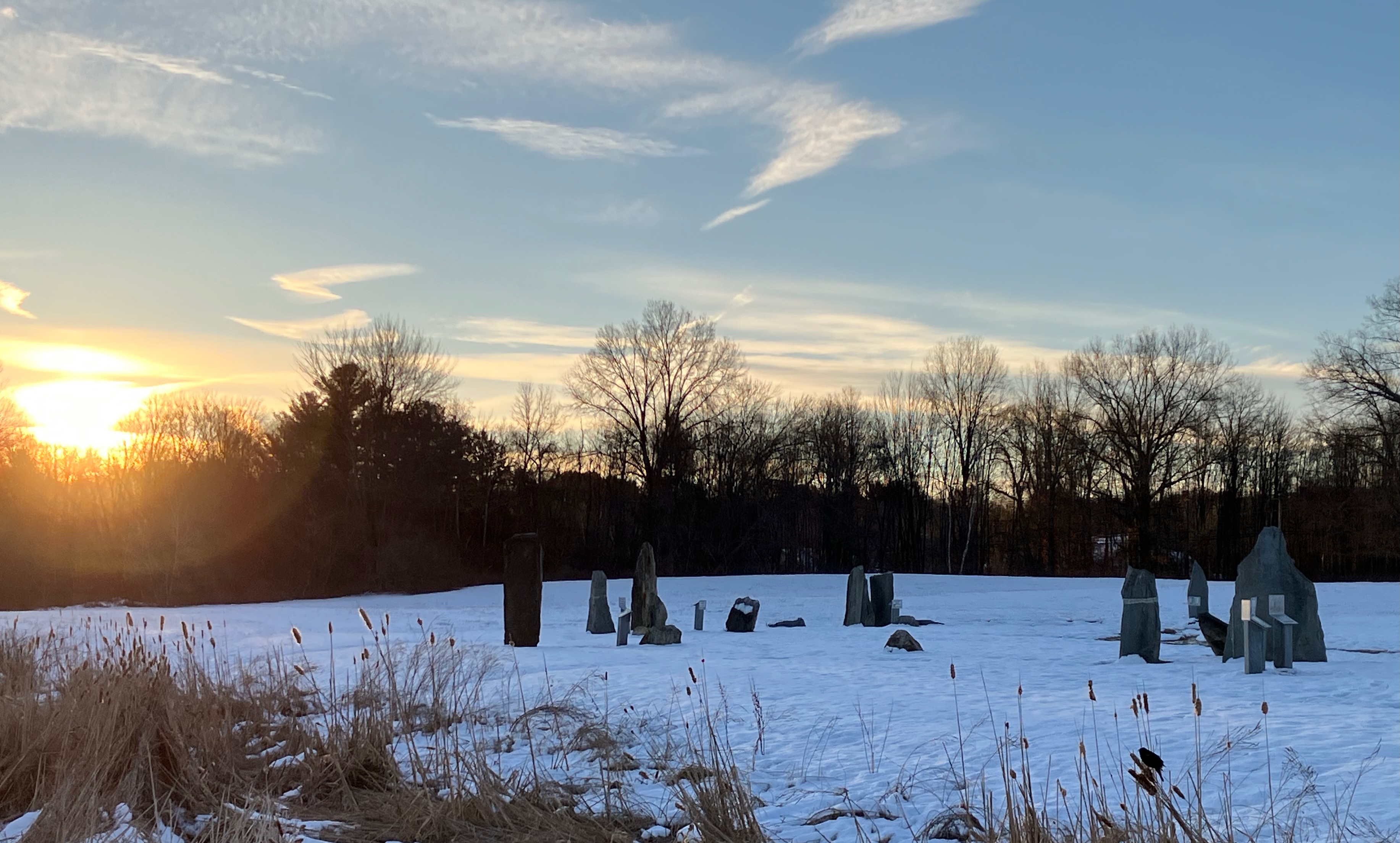 Sunrise at the UMass Sunwheel - masslive.com