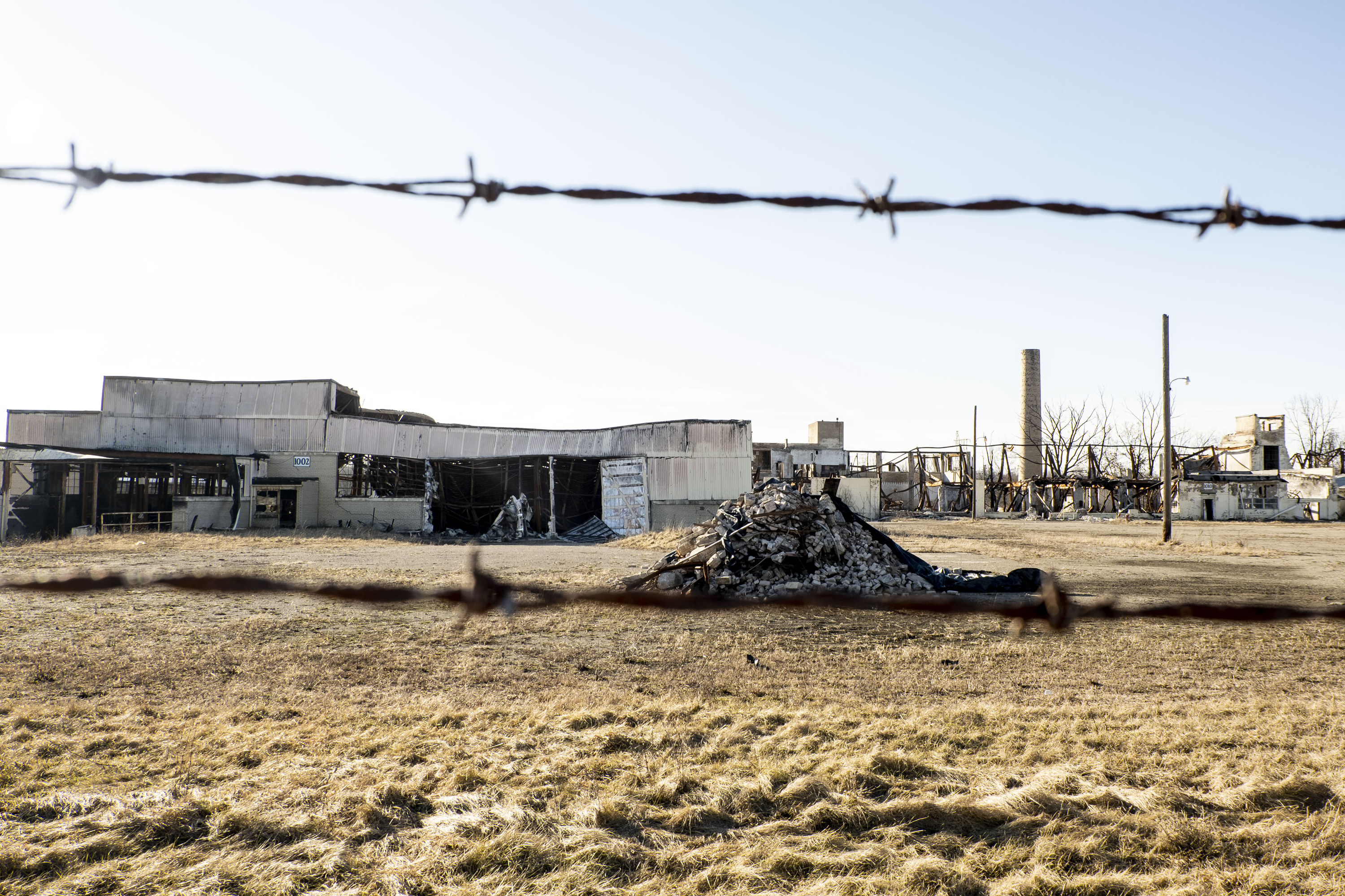 Ruins of Jackson factory fire six months later - mlive.com