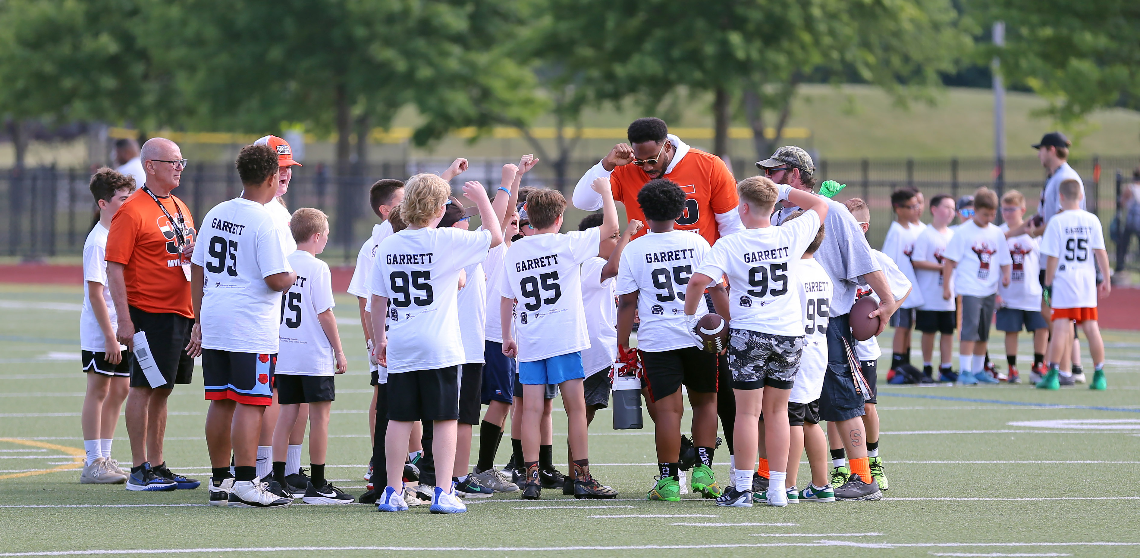 Myles Garrett Youth Football ProCamp, June 14, 2024 - cleveland.com