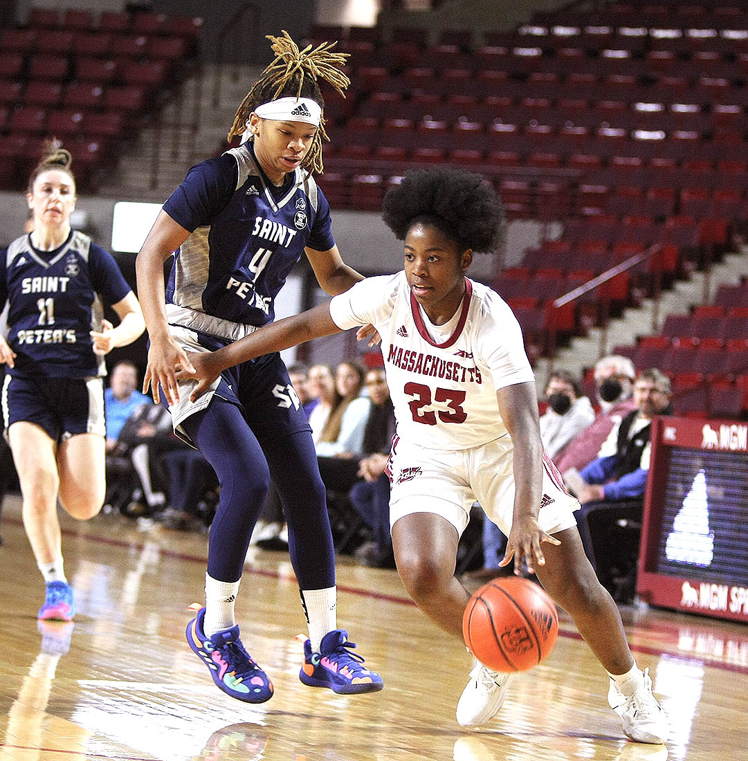 UMass Women's Basketball vs Saint Peter's 12/21/22 - masslive.com
