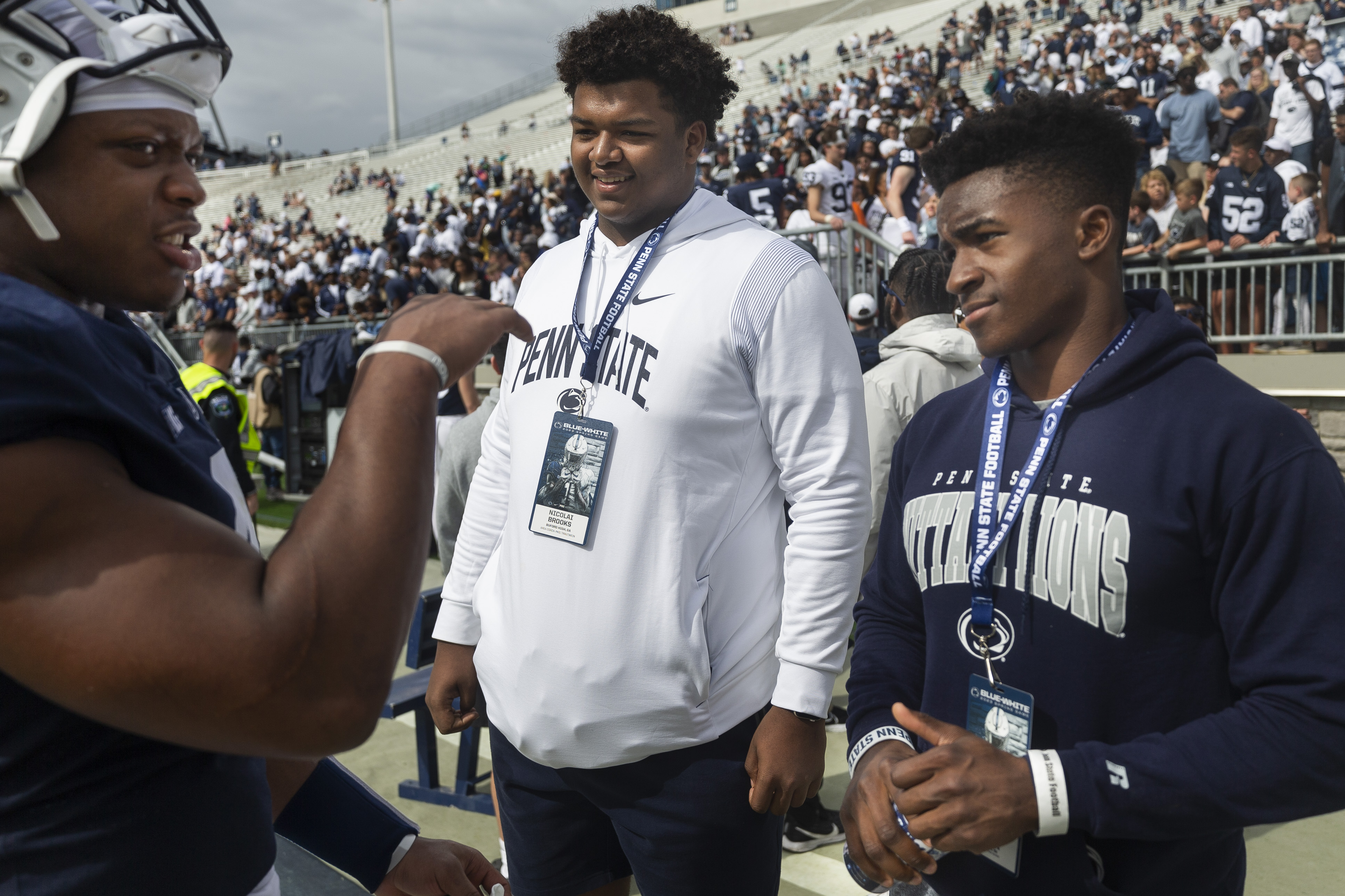 Penn State recruits on hand for Blue-White Game, 2023 - pennlive.com