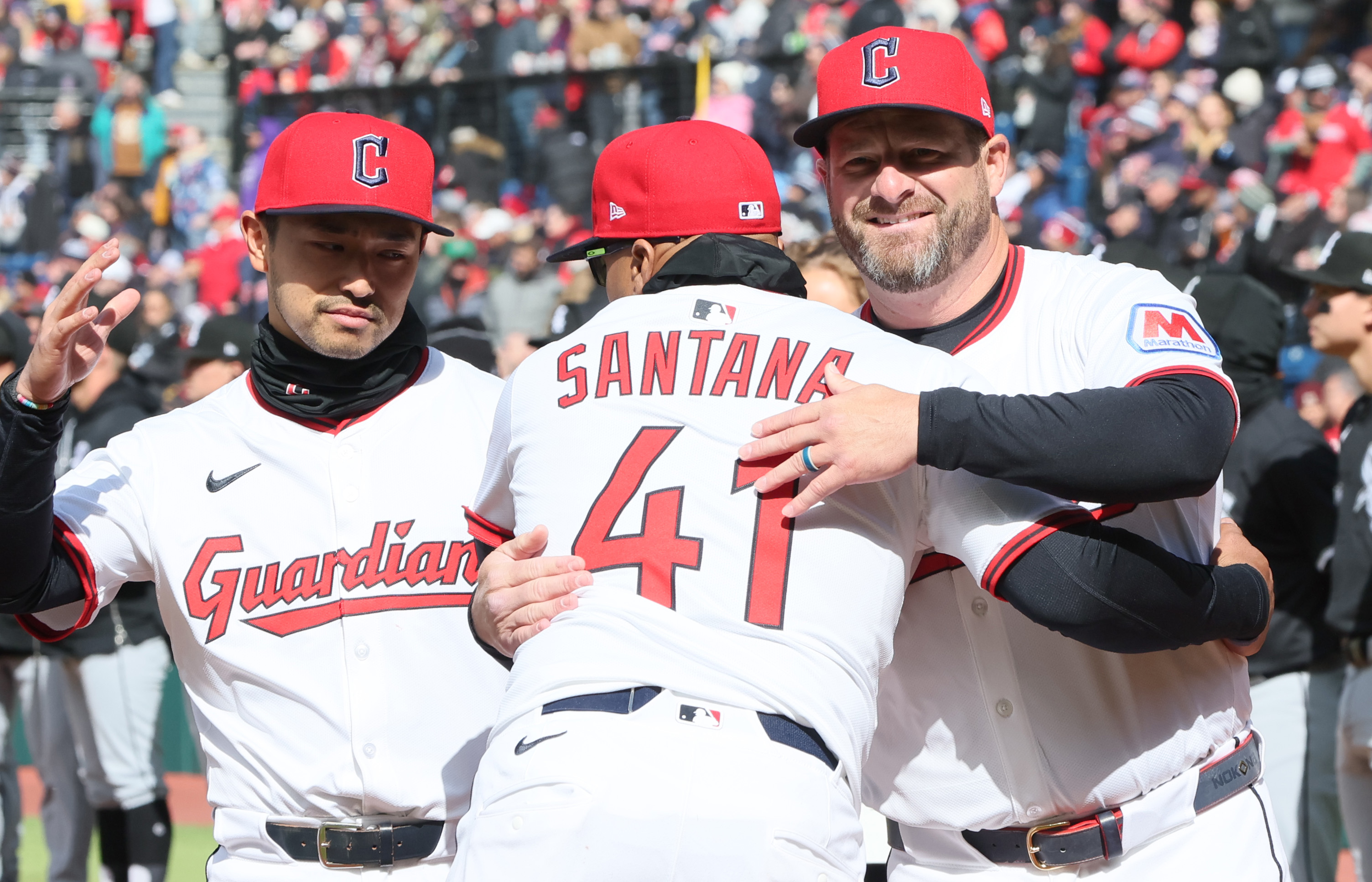 Cleveland Guardians vs. Chicago White Sox on their home opener, April 8 ...