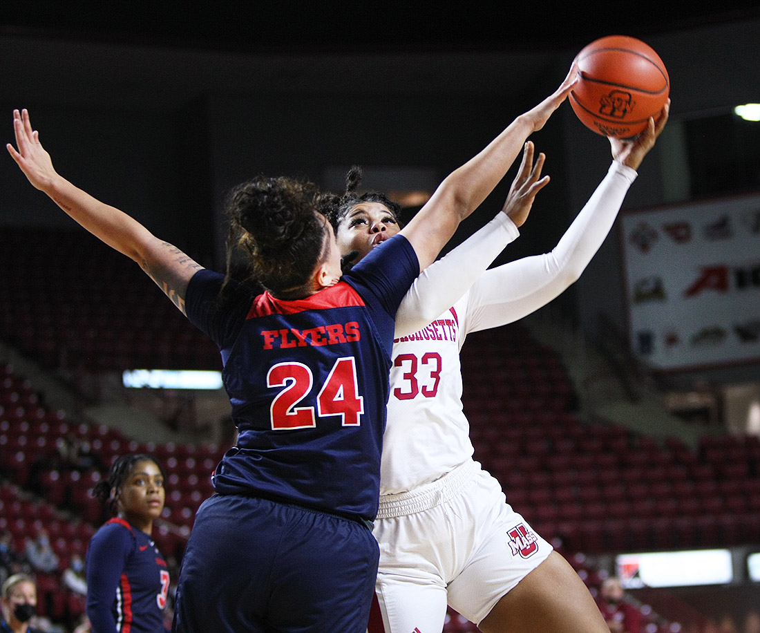 UMass Women's Basketball vs Dayton 1/19/22 - masslive.com