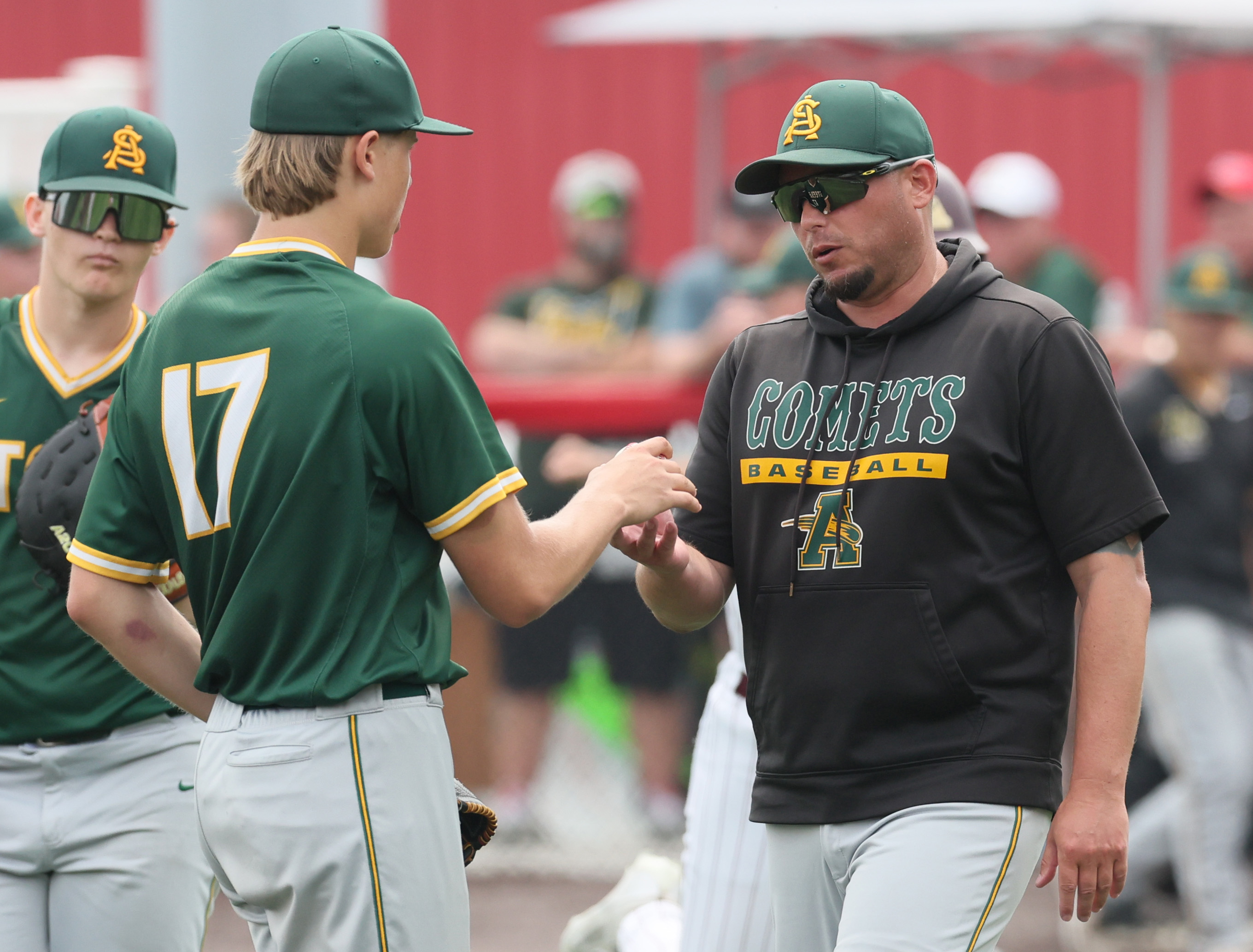 Marion Steele vs. New Albany in division II baseball semifinal in ...