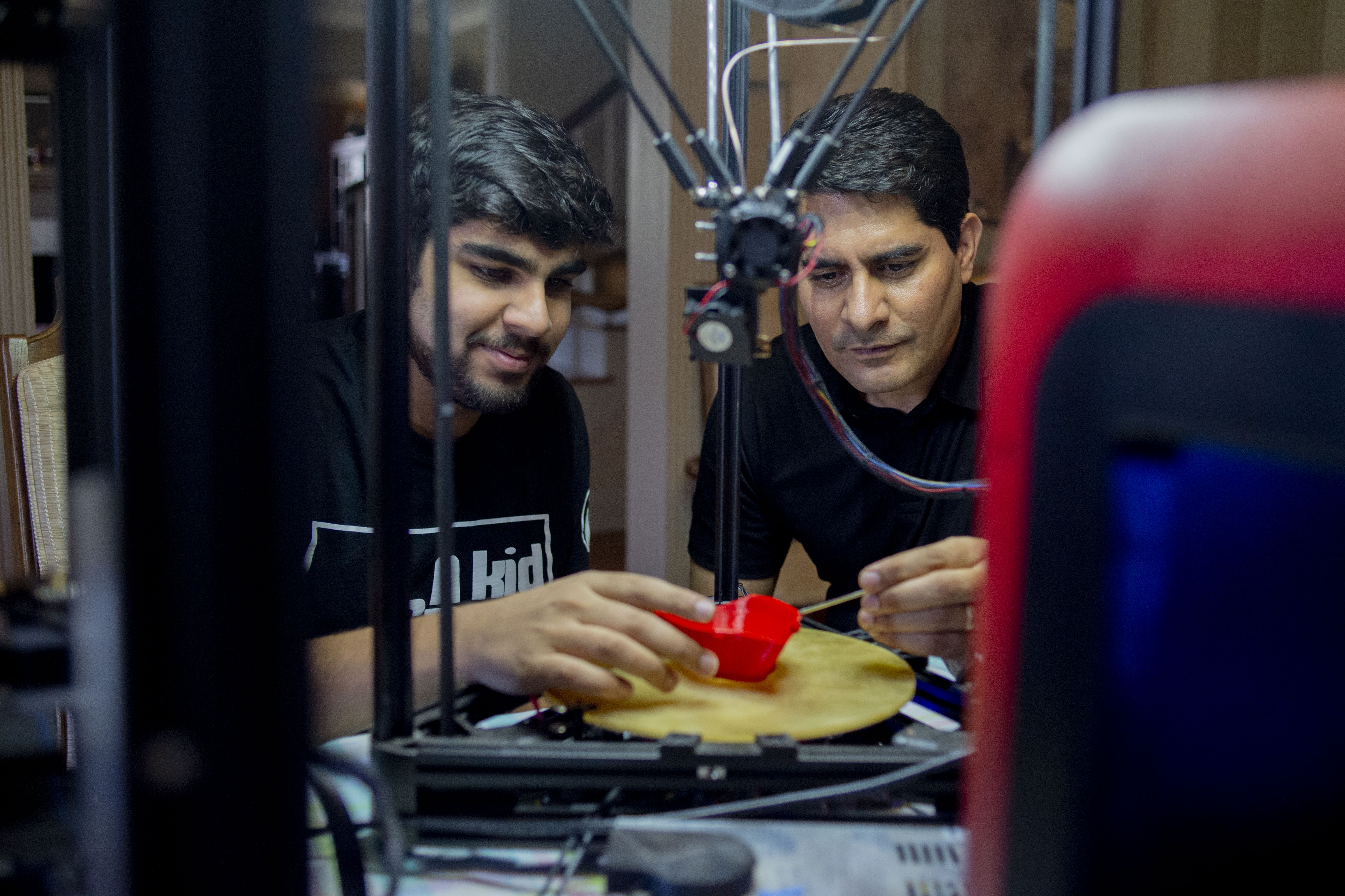 Dr. Bobby Mukkamala uses 3D printers to make masks during coronavirus ...