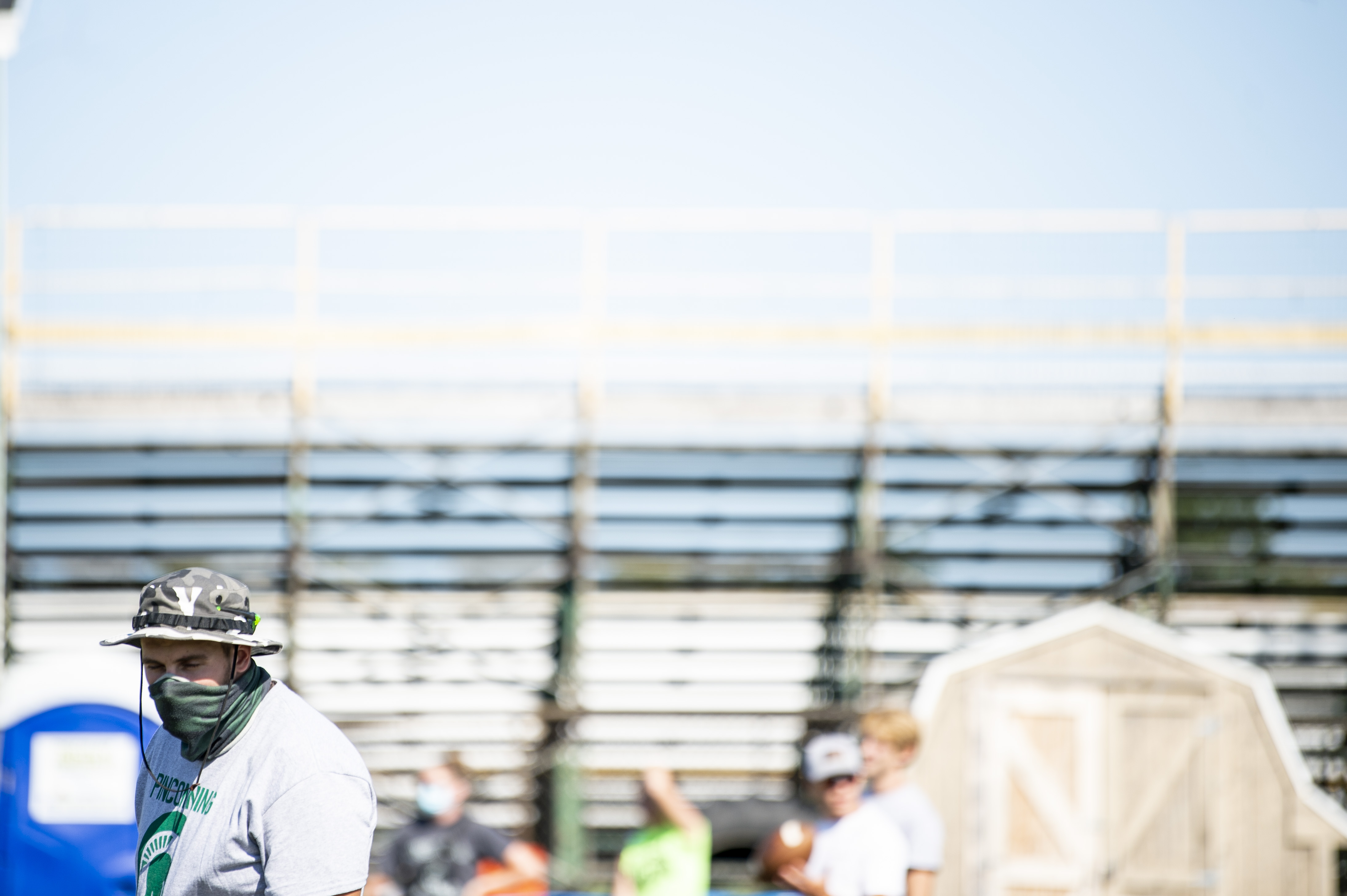 Pinconning football players strive during first week of practice ...