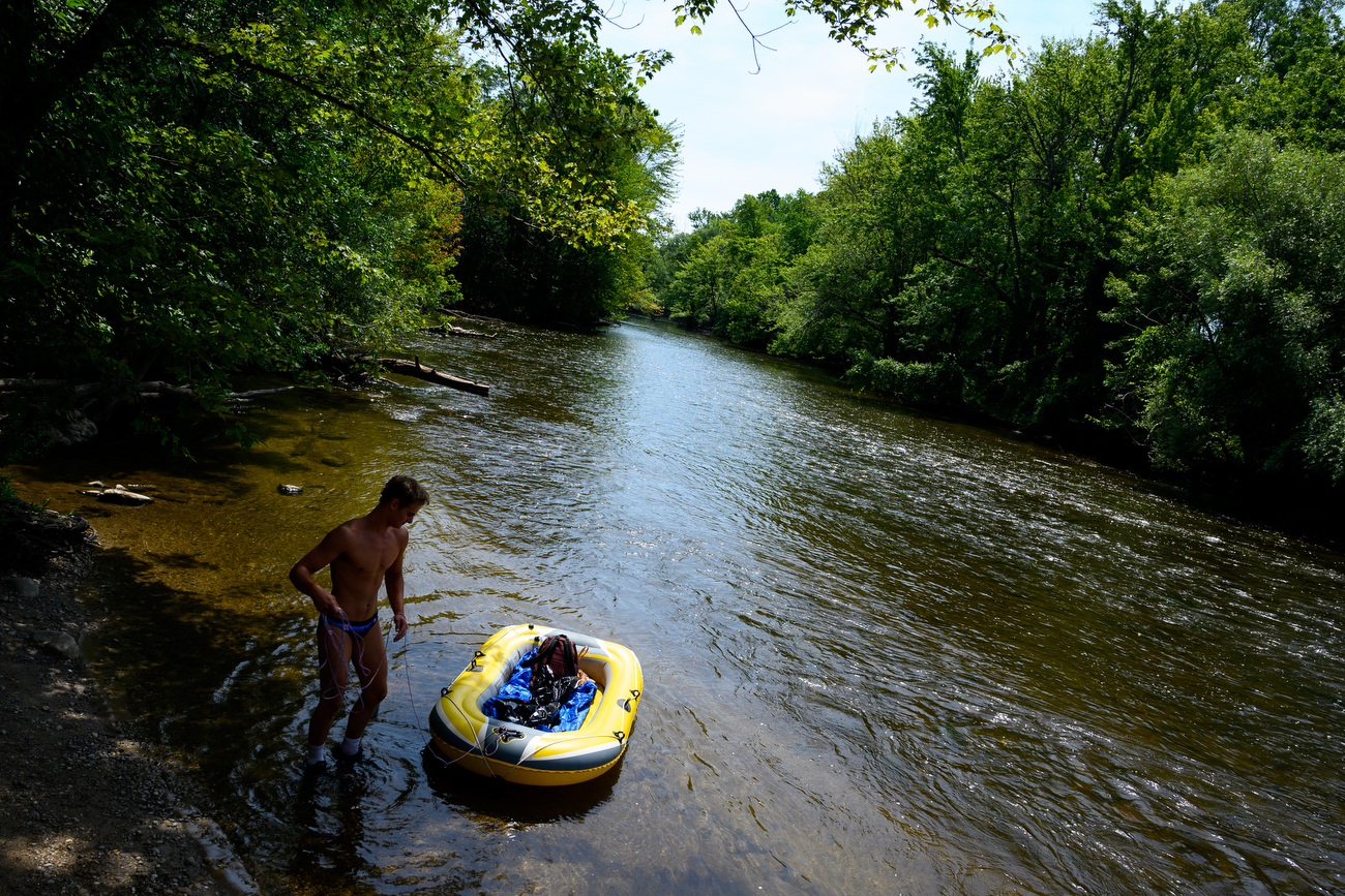 Dexter water polo player who made national team dives to clean Huron ...