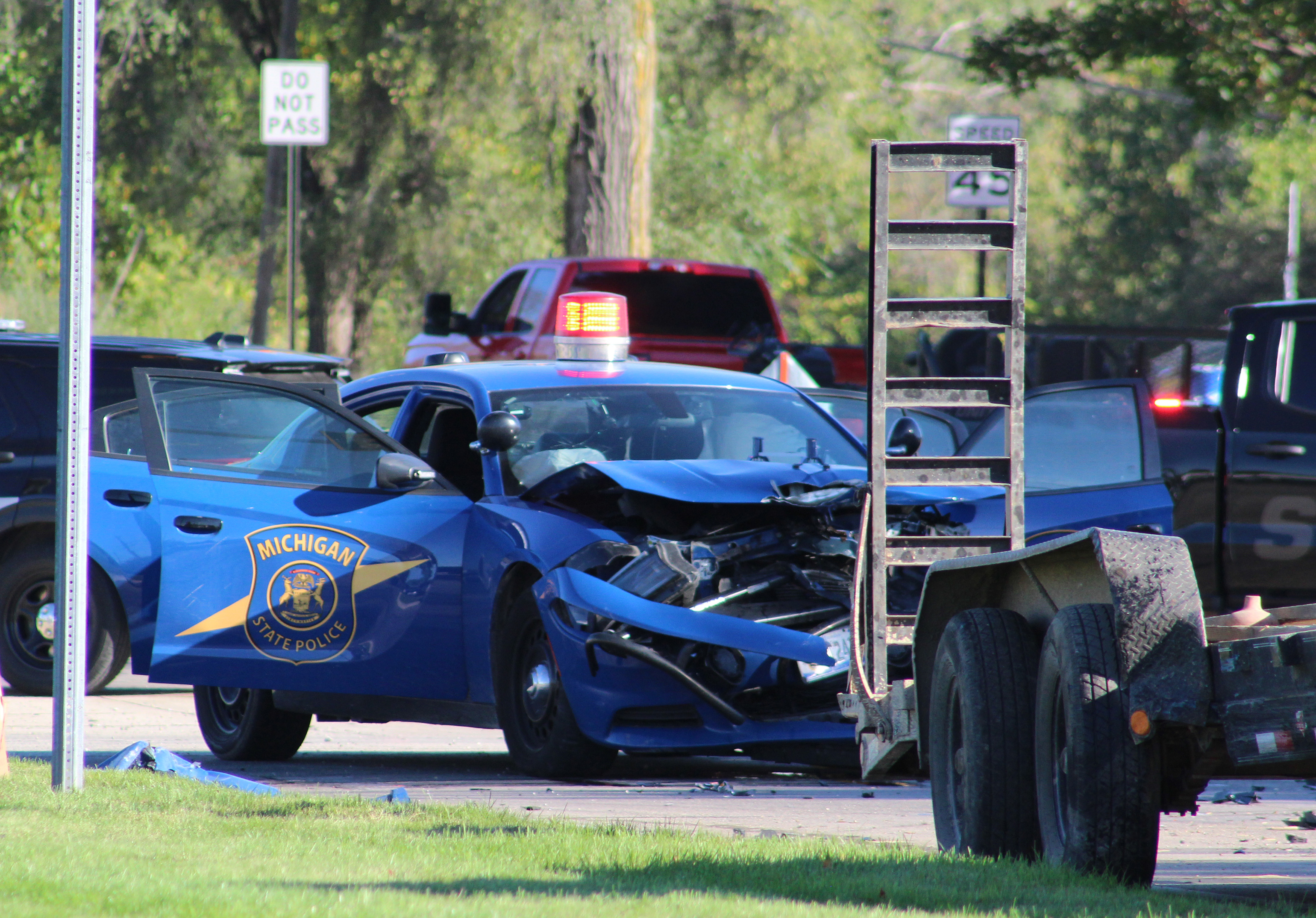 Crash involving Michigan State Police trooper - mlive.com