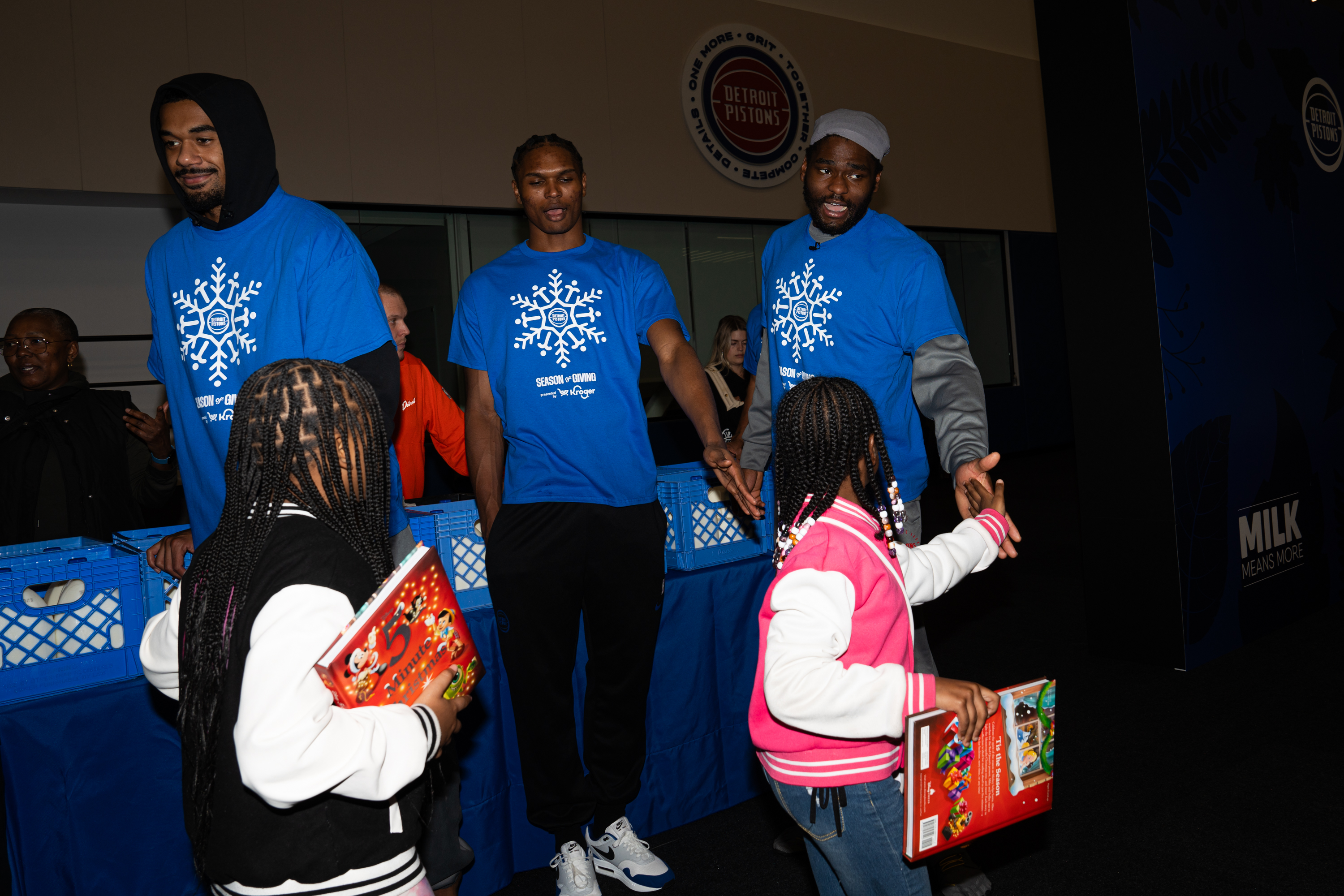 Detroit Pistons host holiday giveback event - mlive.com