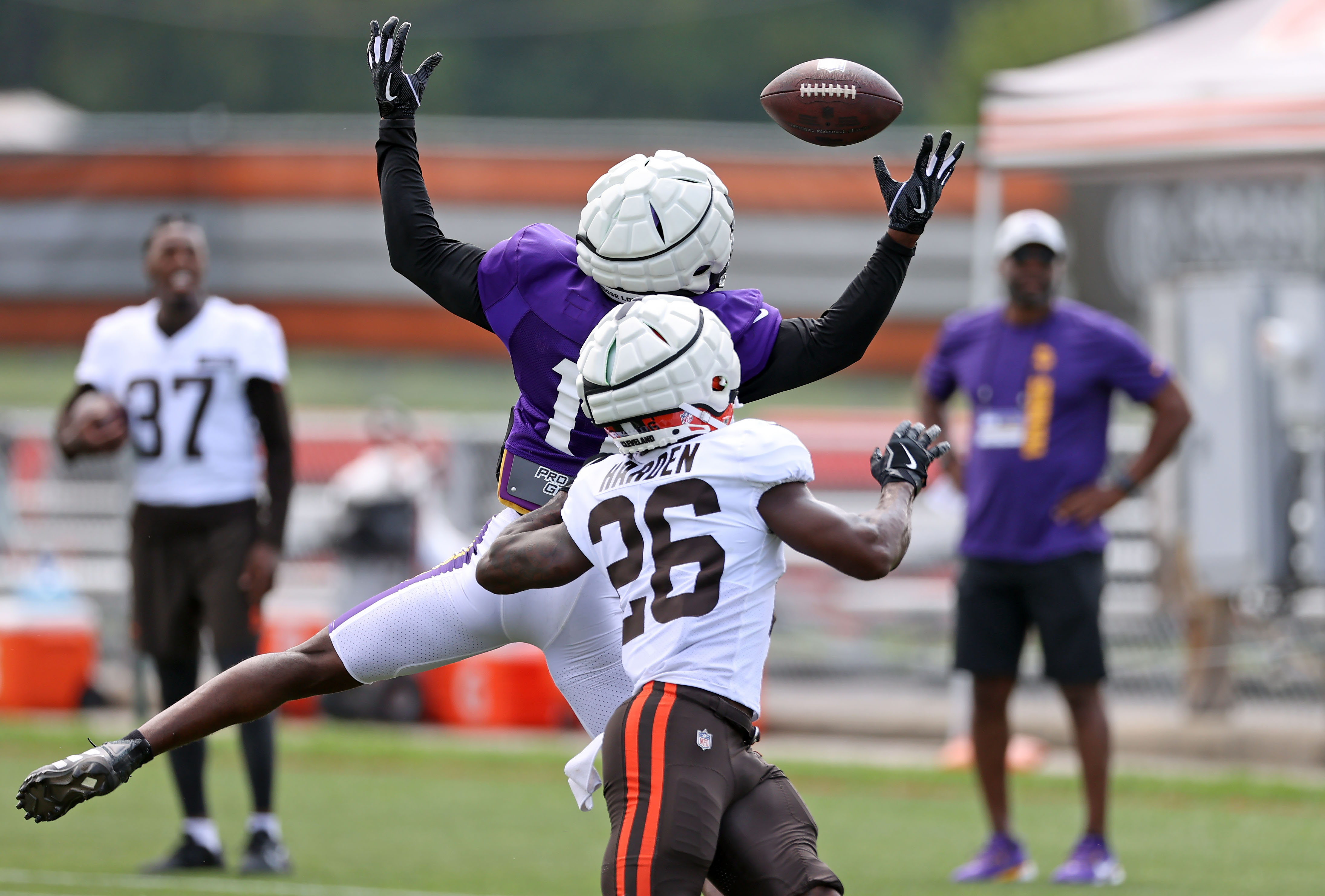 Cleveland Browns cornerback Myles Harden, August 22, 2024 - cleveland.com