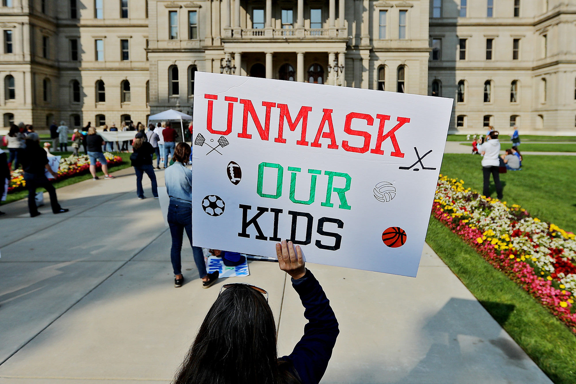 Un-mask youth sports protest – September 23, 2020 - mlive.com