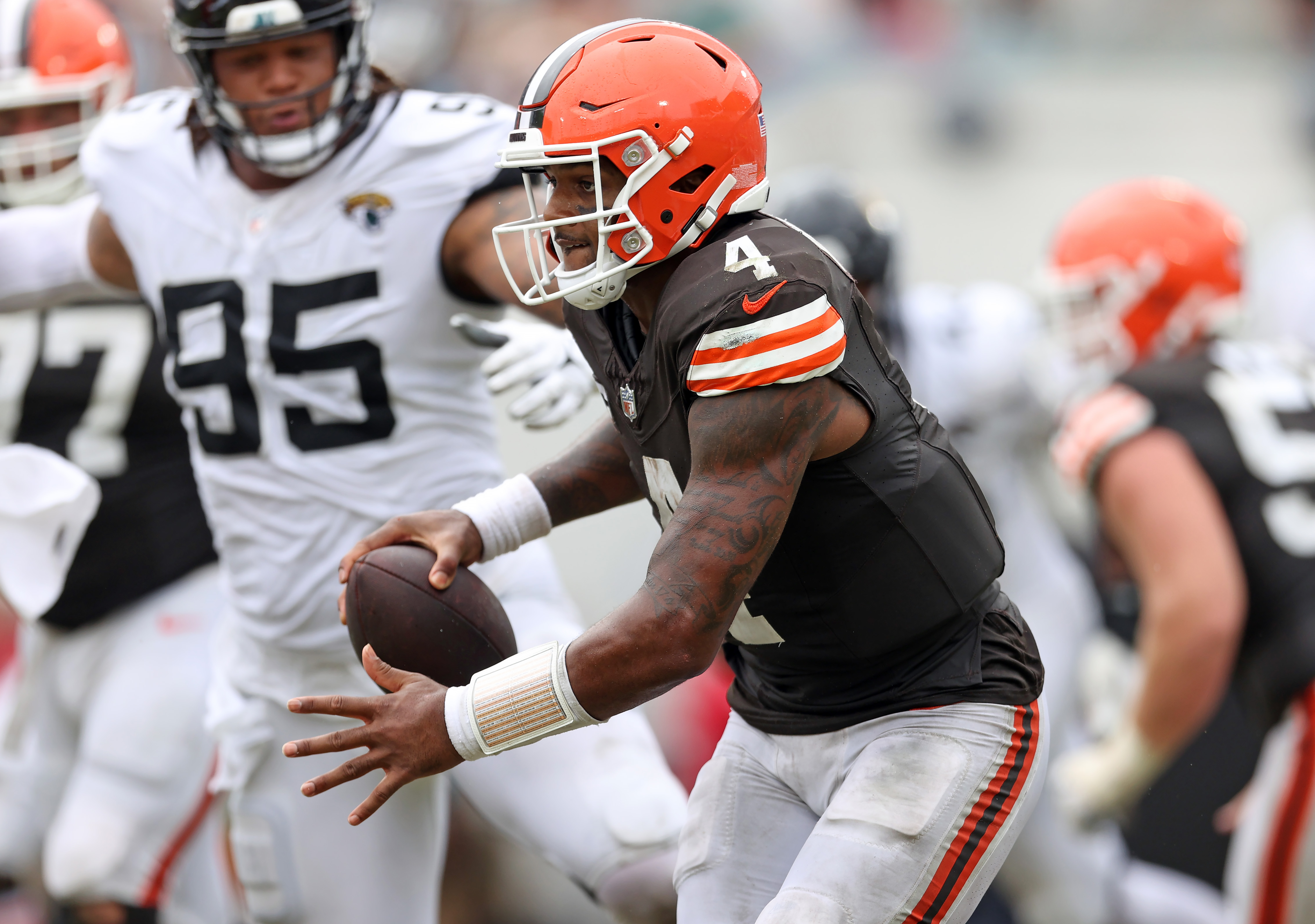 Cleveland Browns Deshaun Watson vs. Jacksonville Jaguars, September 15 ...
