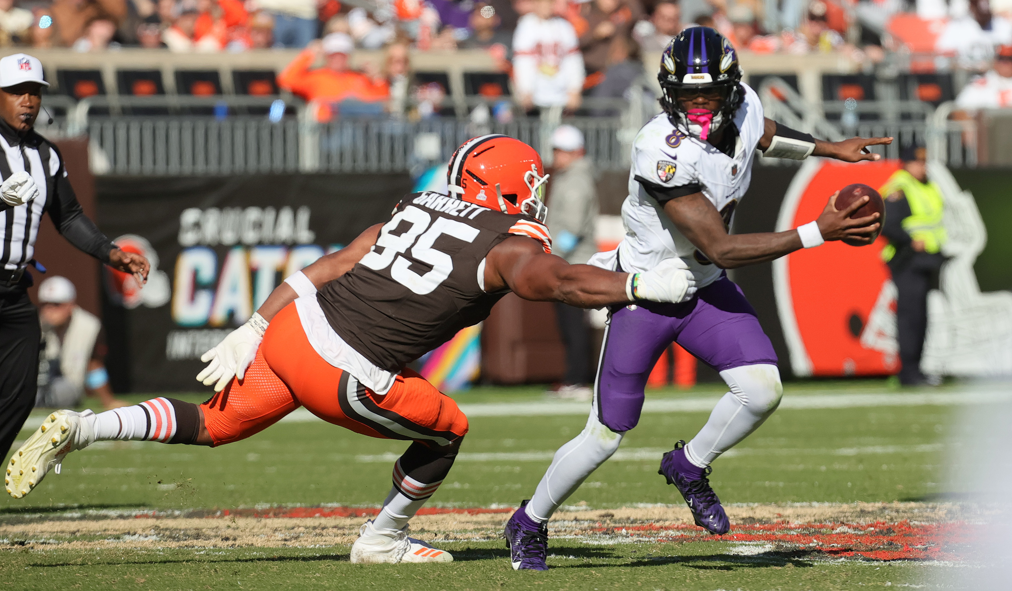 Cleveland Browns defense vs. Baltimore Ravens, October 27, 2024 ...