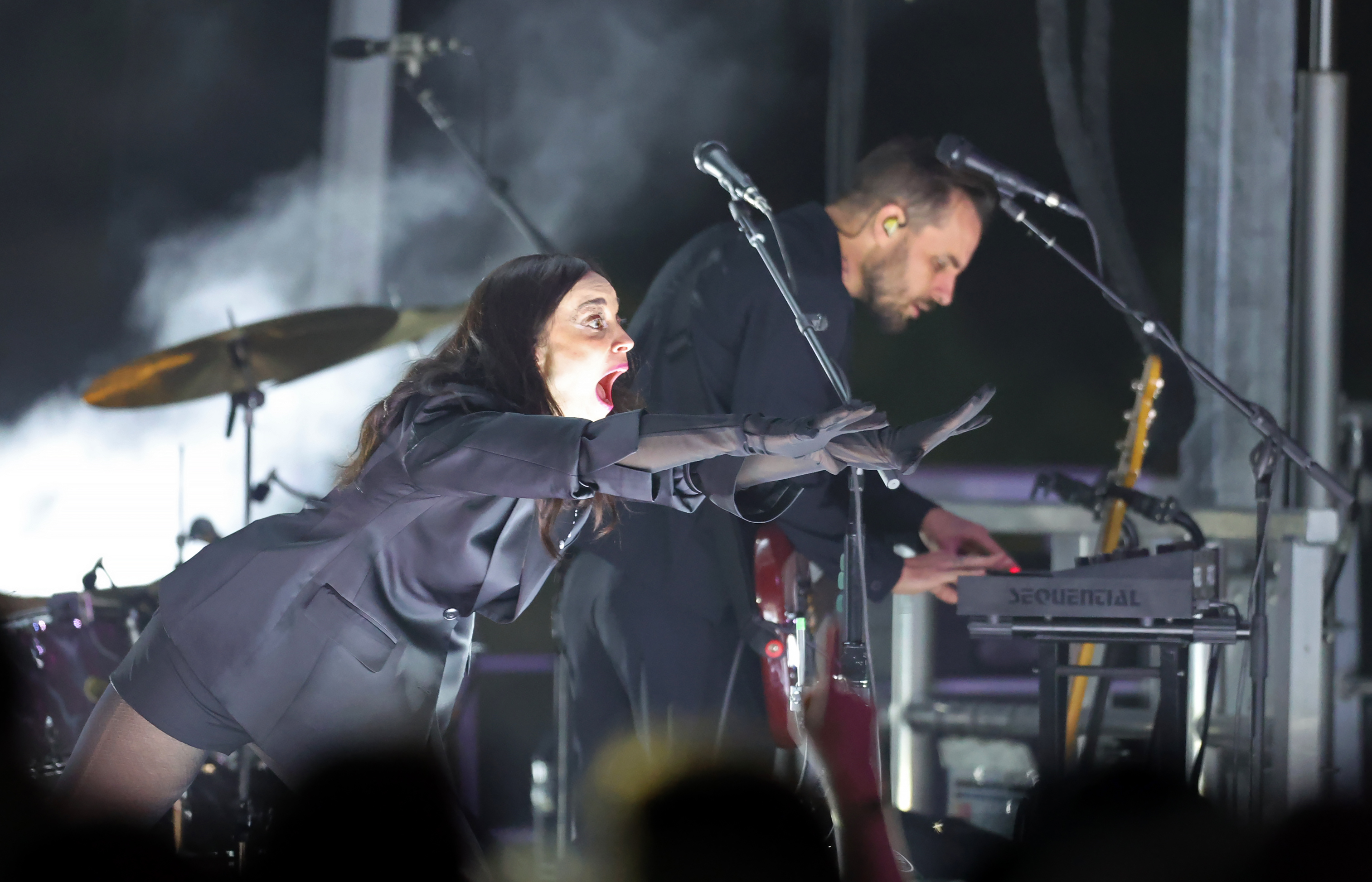 St. Vincent performs at Rock and Roll Hall of Fame, August 29, 2025 ...