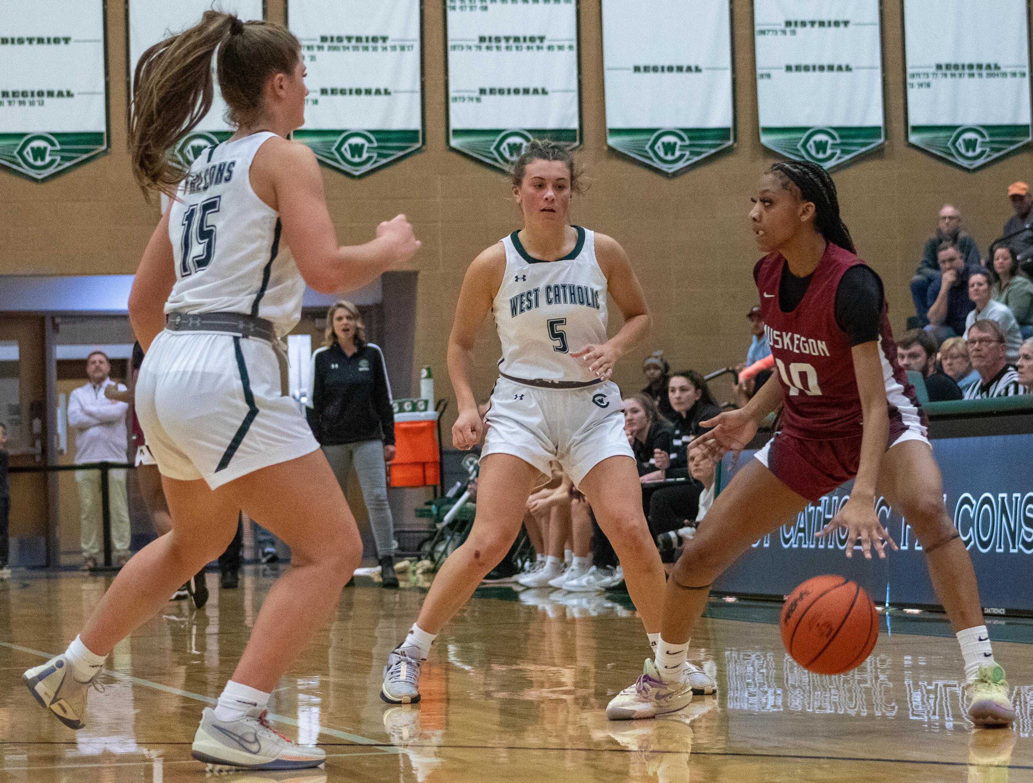 Grand Rapids West Catholic hosts Muskegon for varsity girls basketball ...