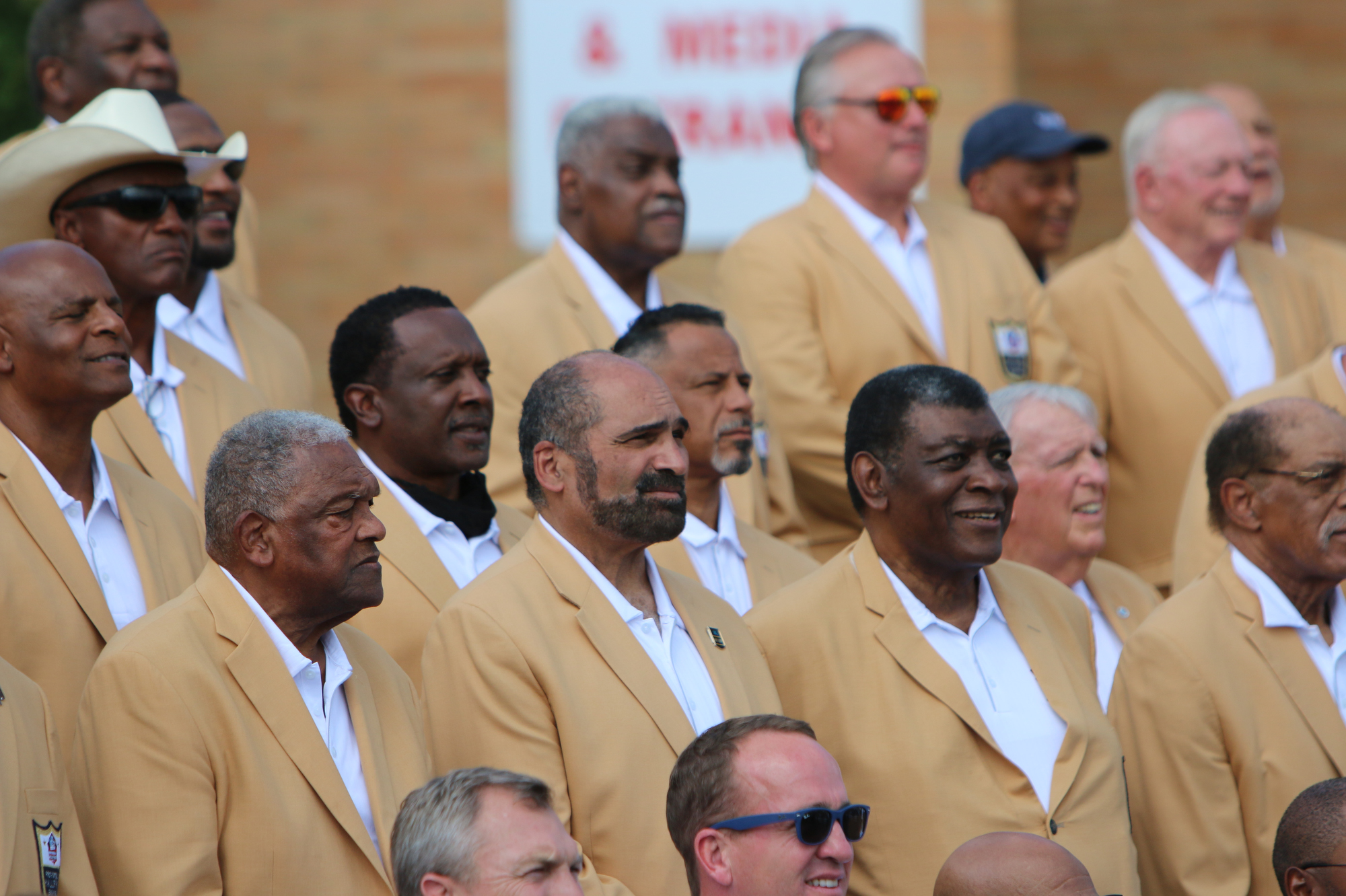 Pro Football Hall of Fame Gold Jacket group photo - cleveland.com