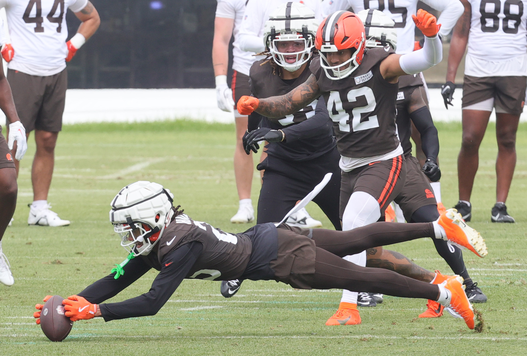 Day 3 of Cleveland Browns training camp at The Greenbrier, July27, 2024 ...