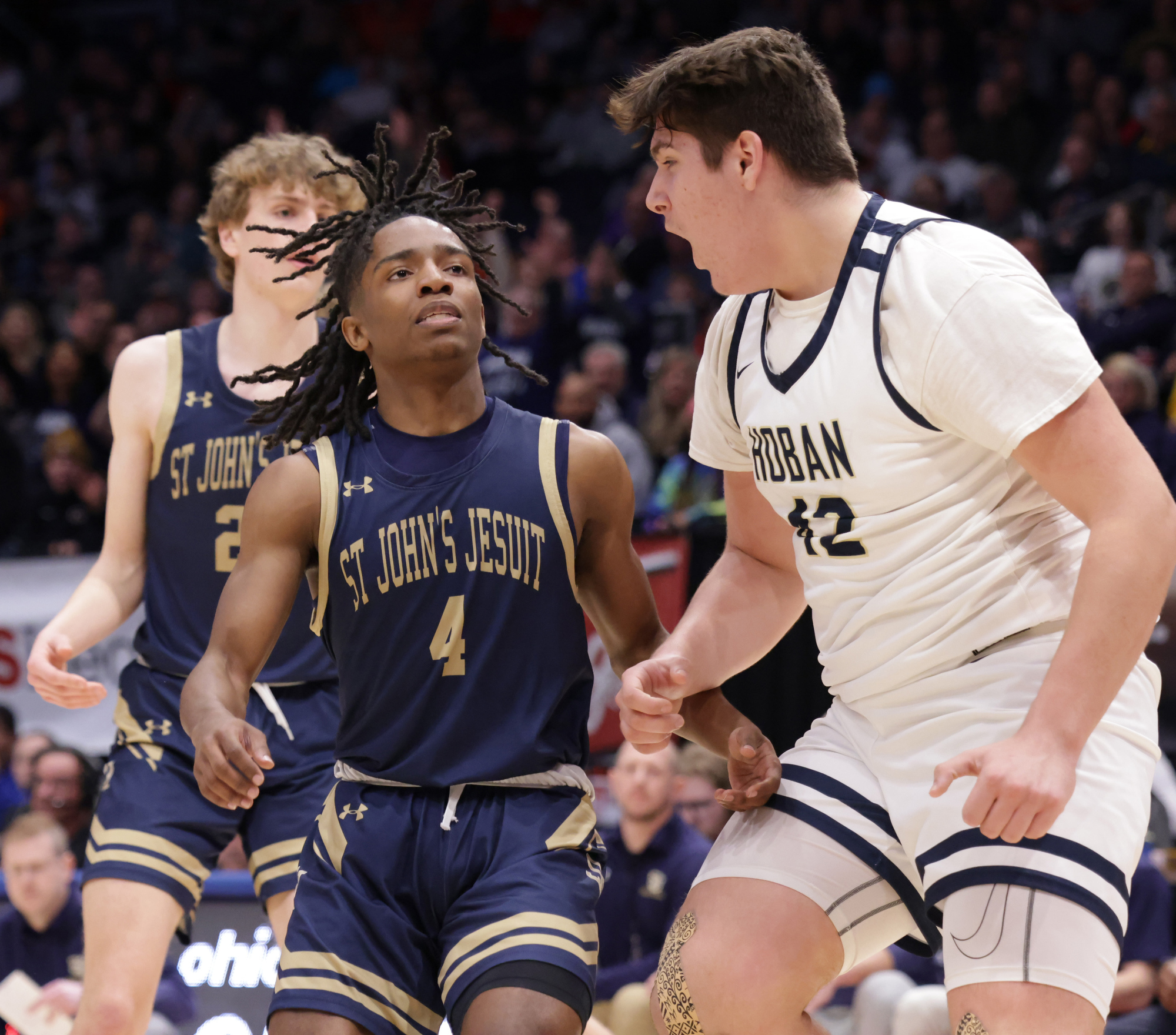 Akron Hoban vs. Toledo St. John's Div I Boys Basketball Semifinals ...