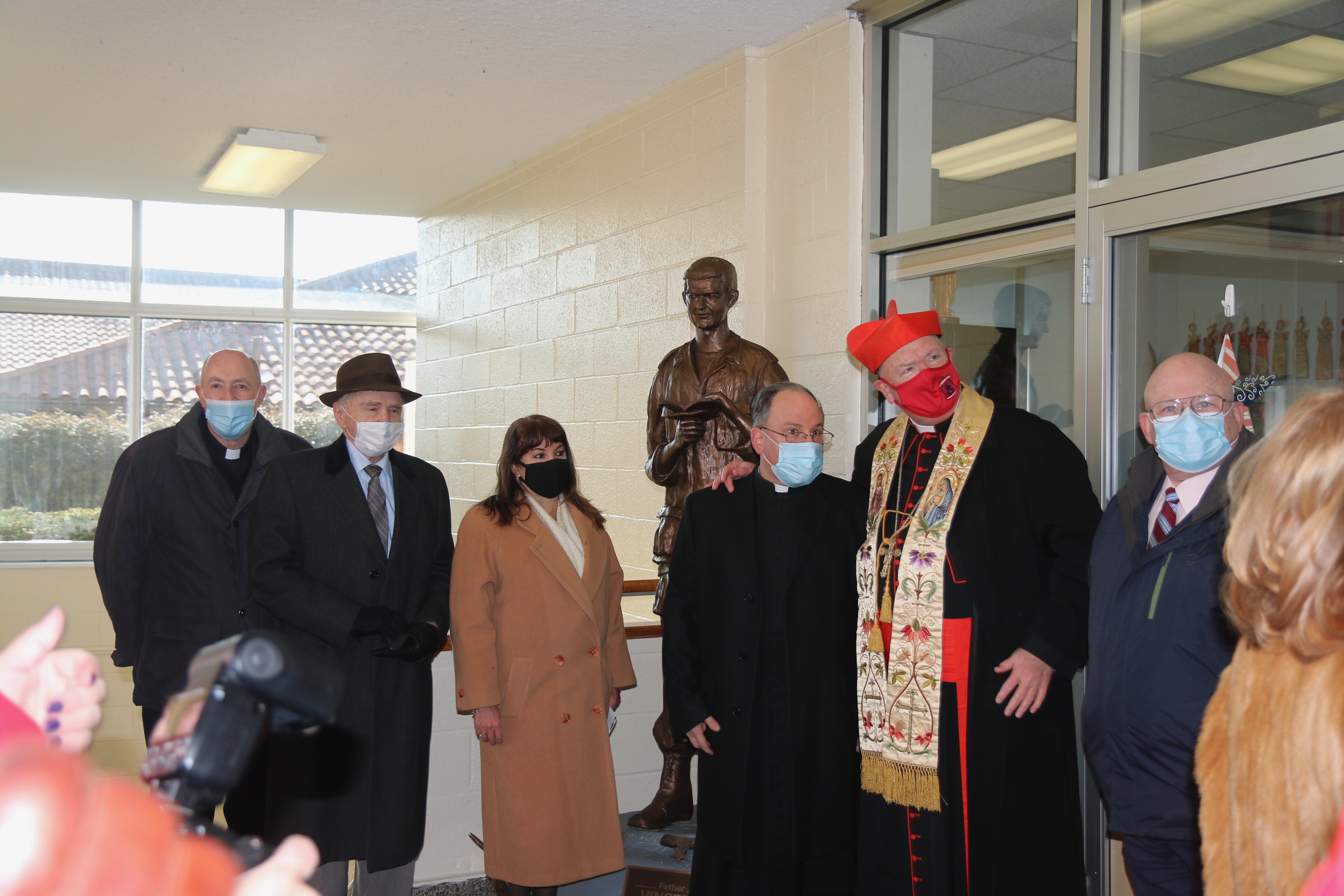 Cardinal Dolan blesses new Father Vincent Capodanno Catholic Academy ...