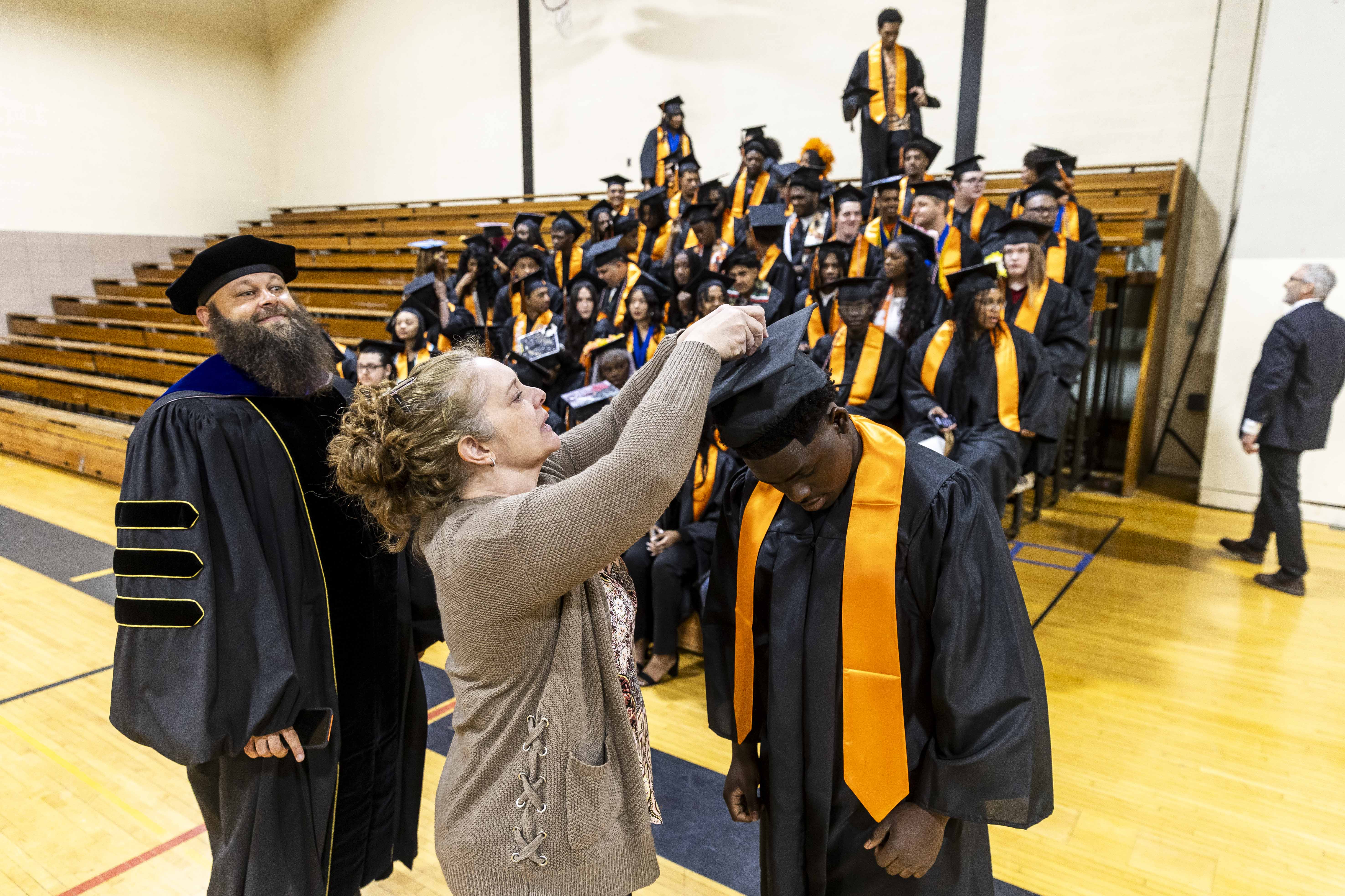 Ottawa Hills High School celebrates graduation at Houseman Field ...