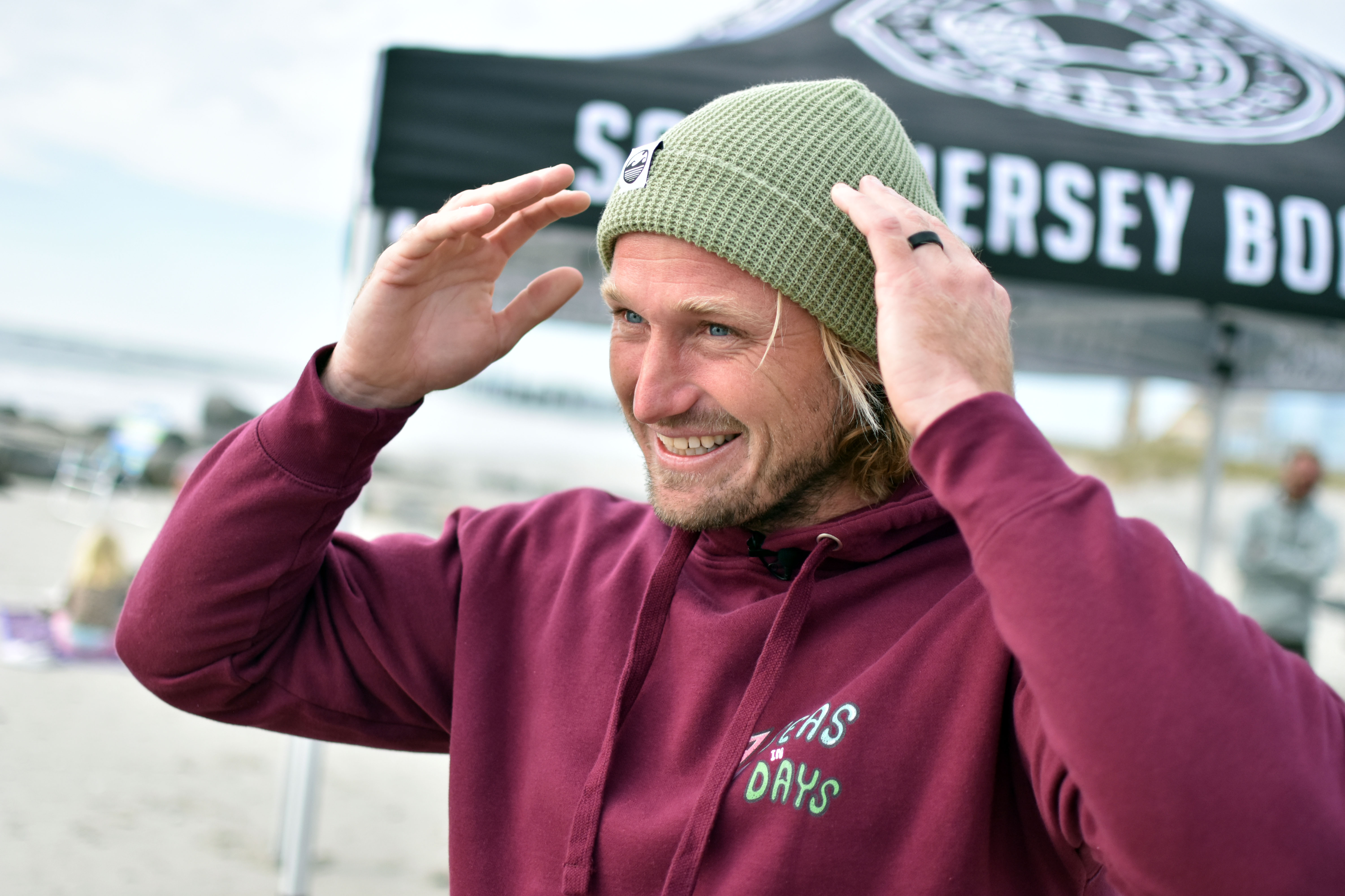 NJ surfer hits Atlantic City waves during “7 Seas in 7 Days” surfing ...