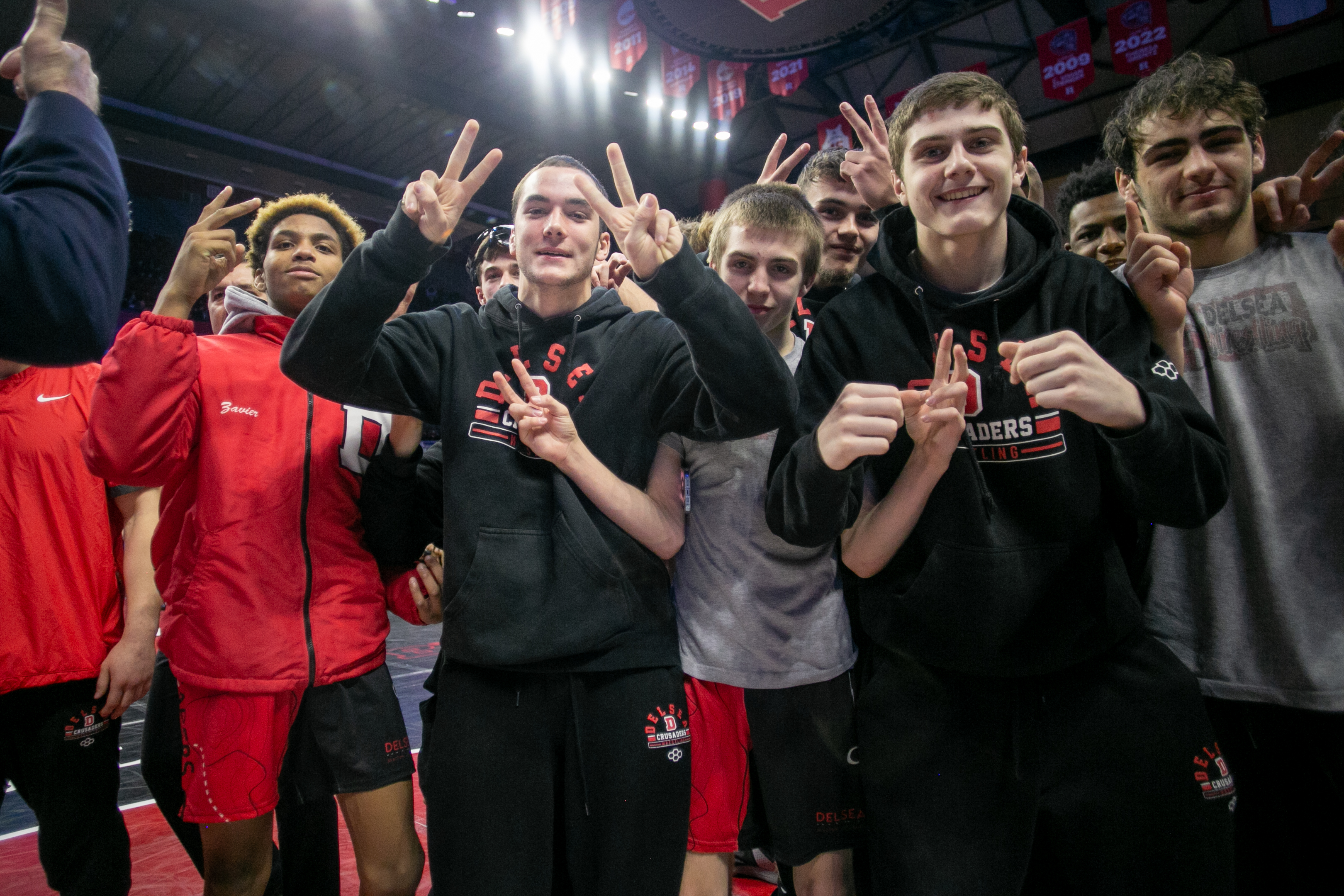 NJSIAA Group 3 Wrestling Final, Delsea vs. Warren Hills, Feb. 12, 2023 ...