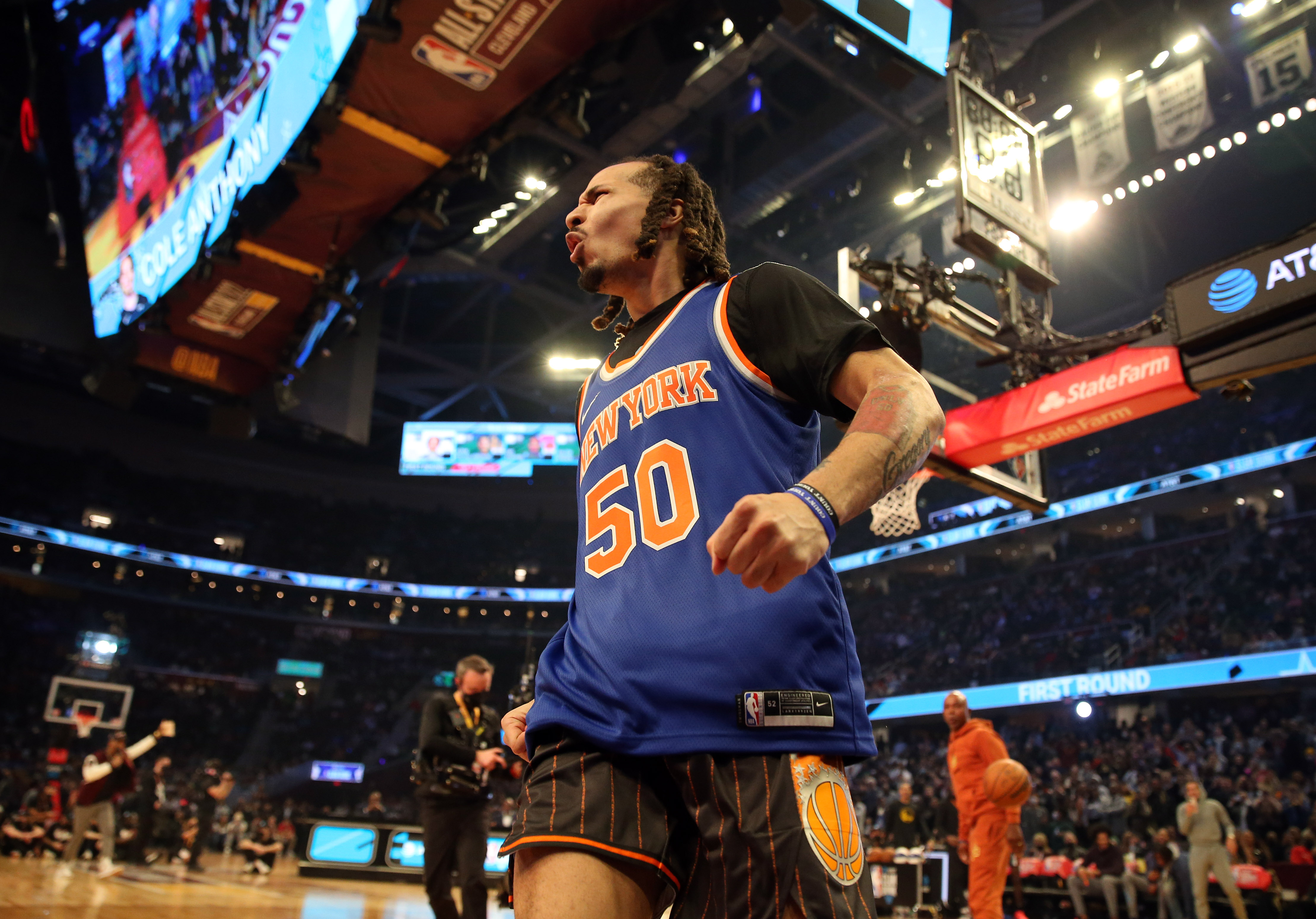NBA All Star Saturday Night slam dunk competition, February 19, 2022 ...