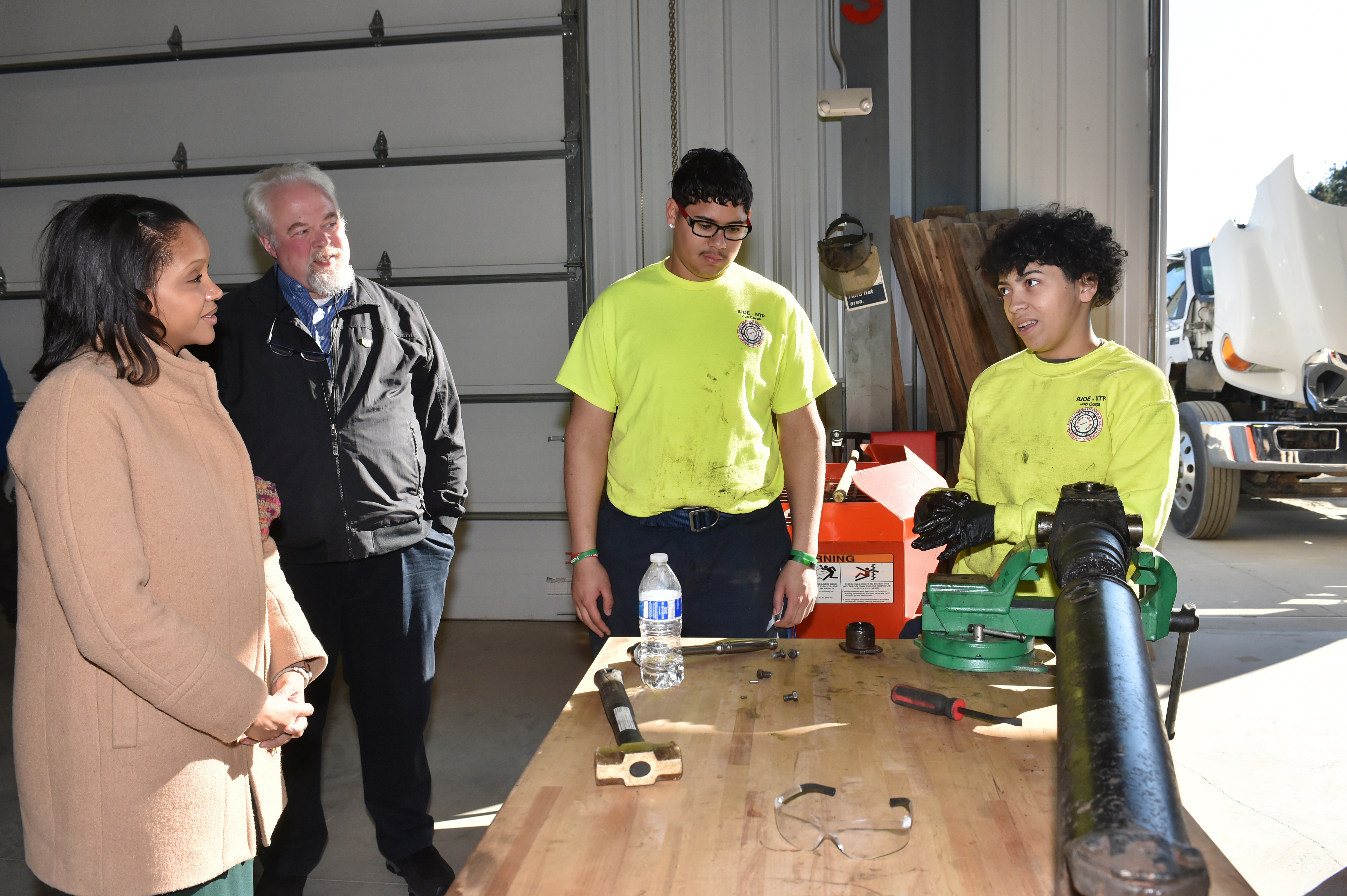 Mass. Labor and Workforce Development Secretary Lauren Jones visits ...