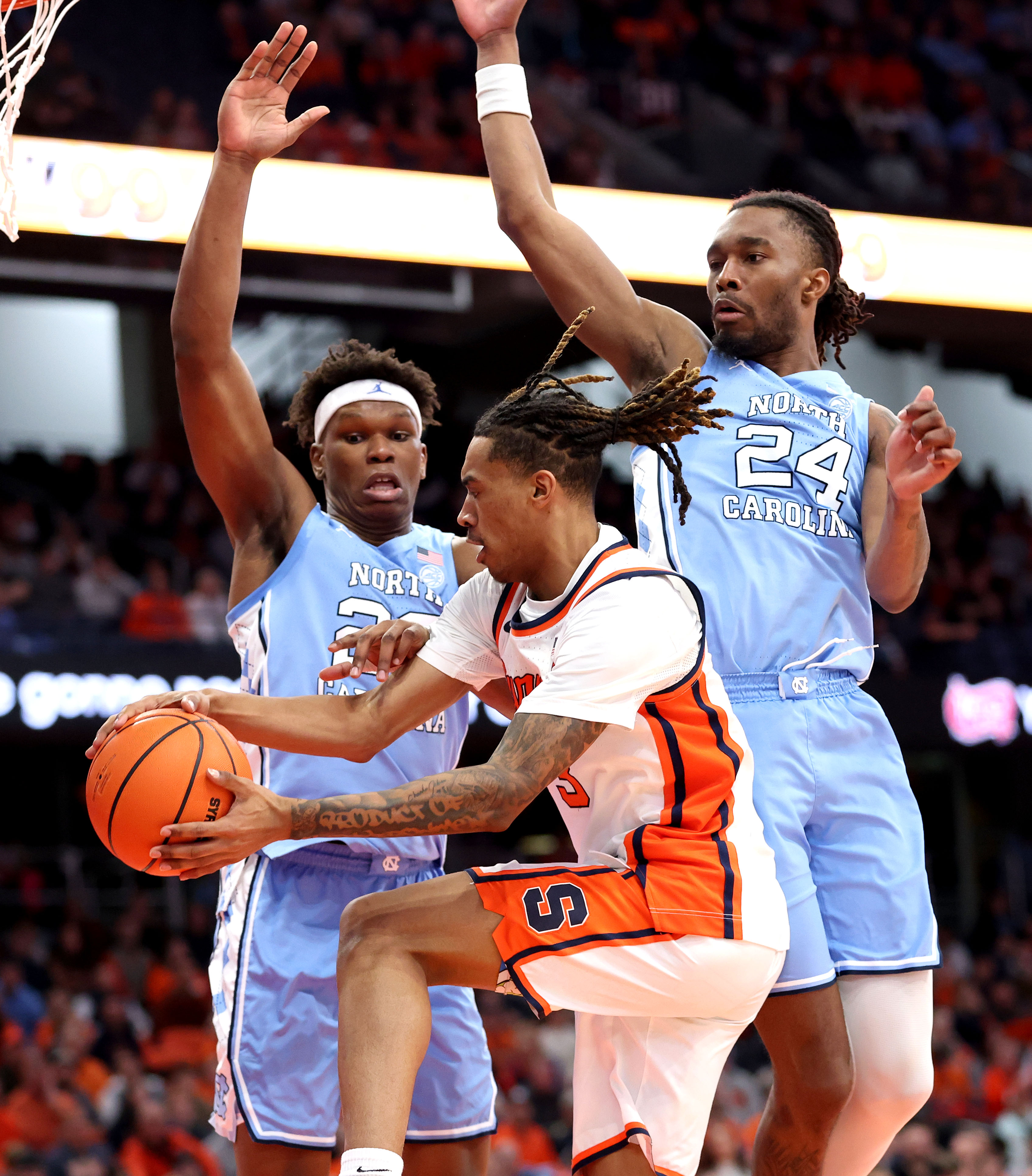 Syracuse Orange Basketball 2024-25: Syracuse vs North Carolina ...