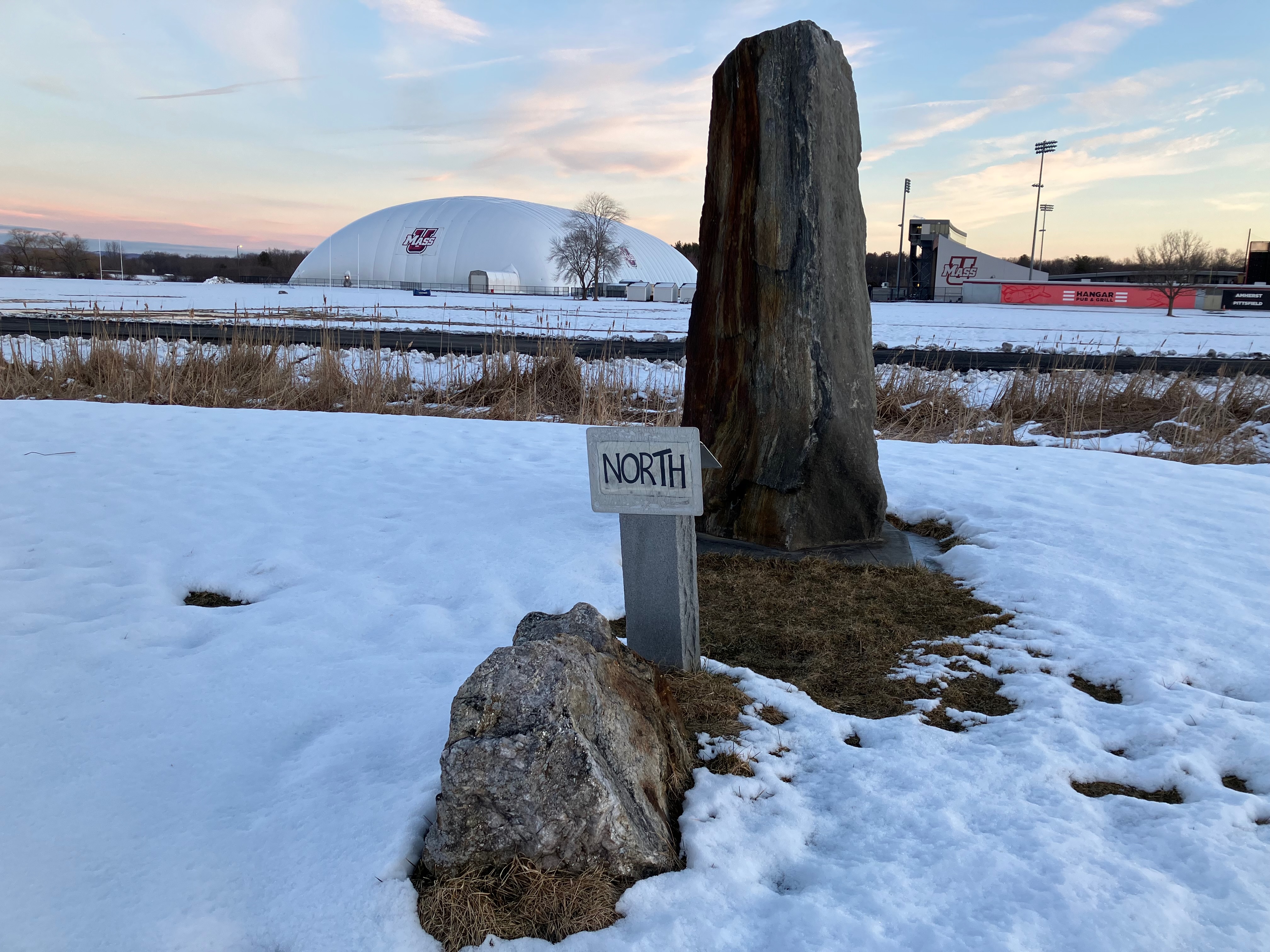 Sunrise at the UMass Sunwheel - masslive.com