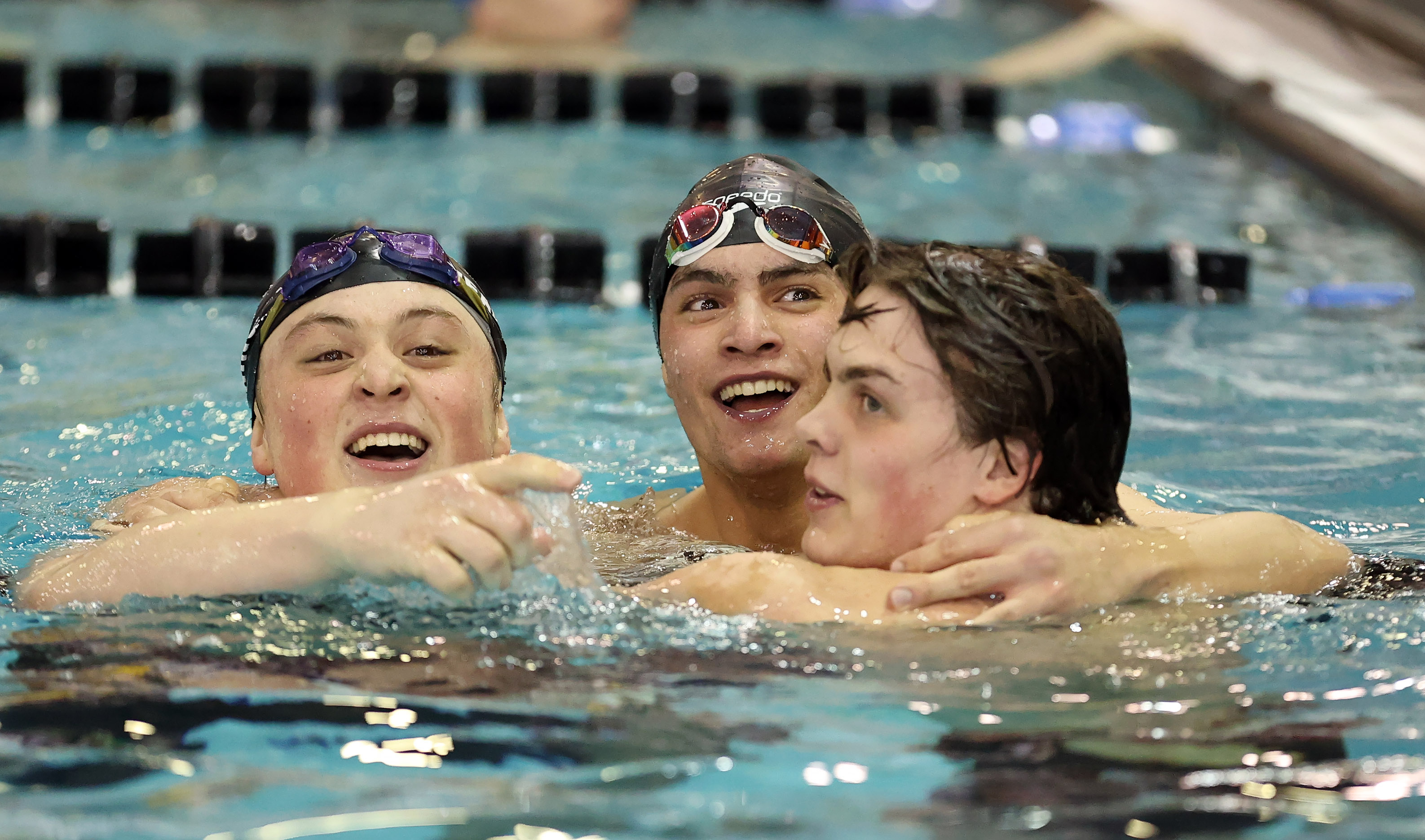 OHSAA division I state swimming championships, February 25, 2023 ...