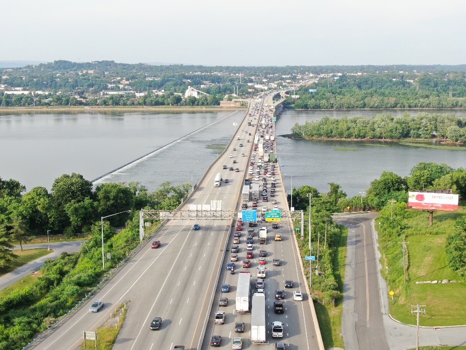 An accident on I-83 North in Harrisburg causes traffic delays ...