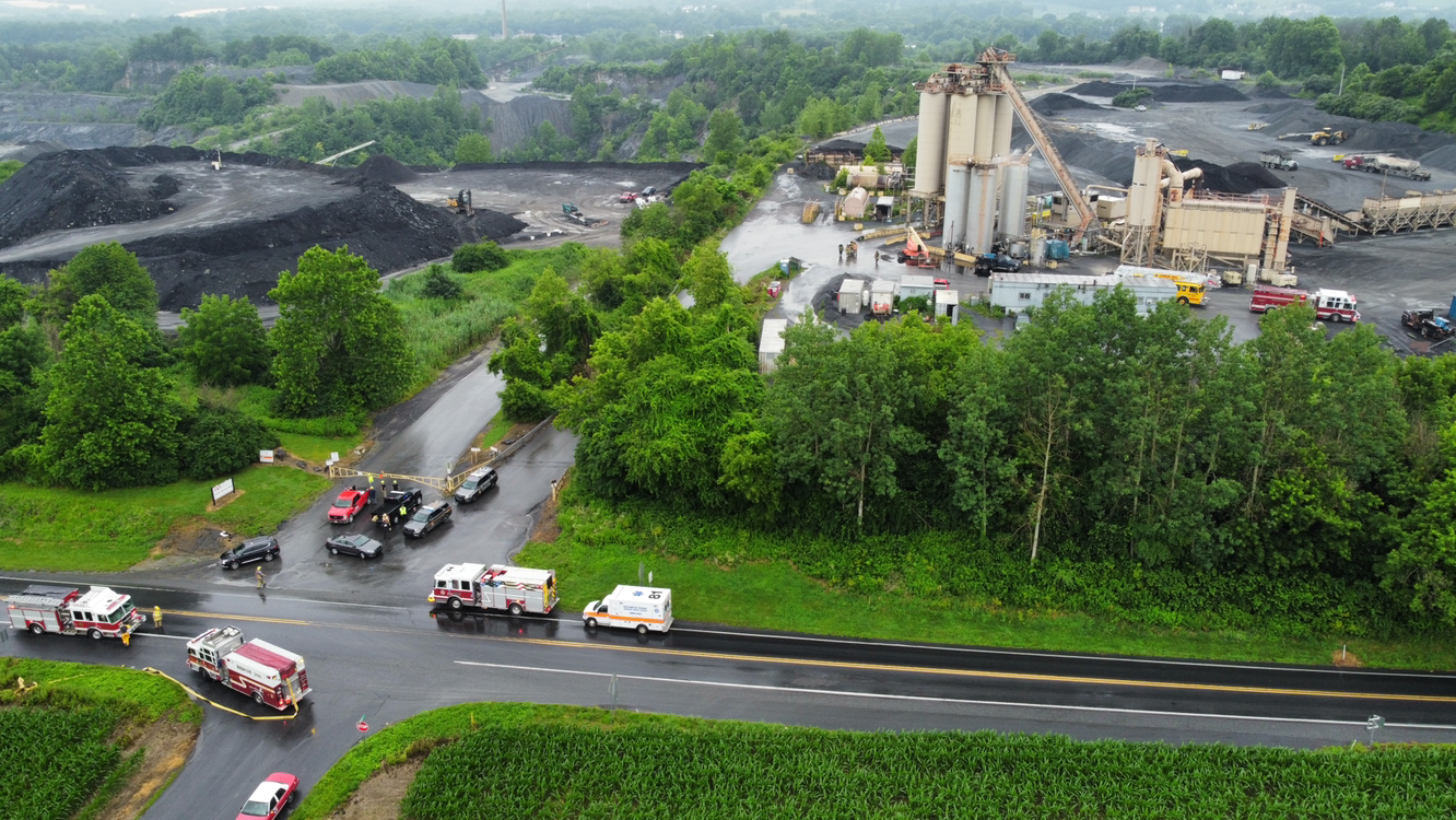 1 person burned in hot tar explosion in Lehigh County ...
