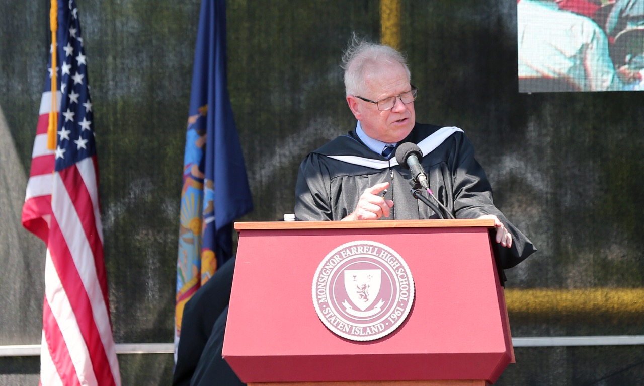 Monsignor Farrell High School graduates 207 students - silive.com