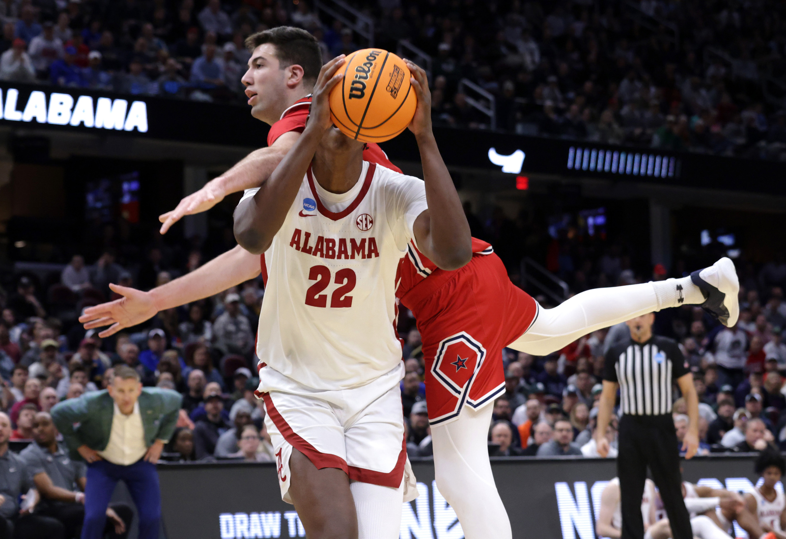 Alabama vs. Robert Morris first round, NCAA basketball, March 21, 2025 ...