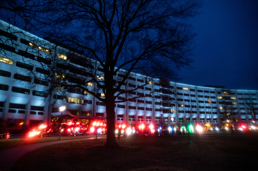 First responders brighten night sky for Penn State Children's Hospital ...