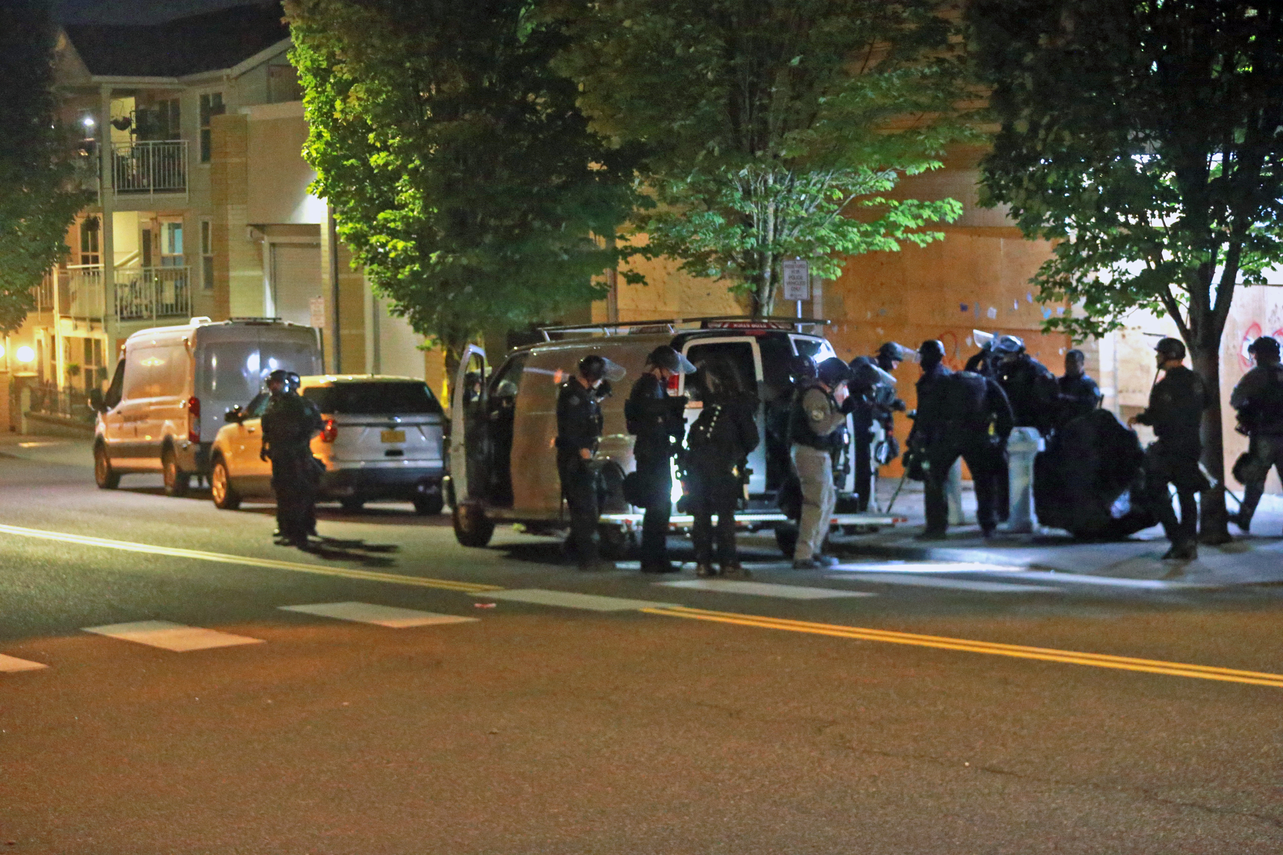 Portland protests on Aug. 6, 2020 - oregonlive.com