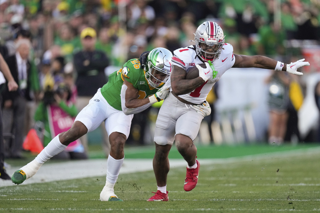 Cleveland Browns pick RB Quinshon Judkins in second round of the NFL ...