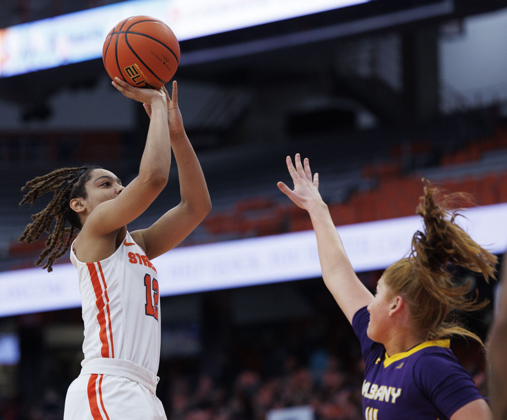 Syracuse Orange women tame the Great Danes of Albany 87-64 - syracuse.com