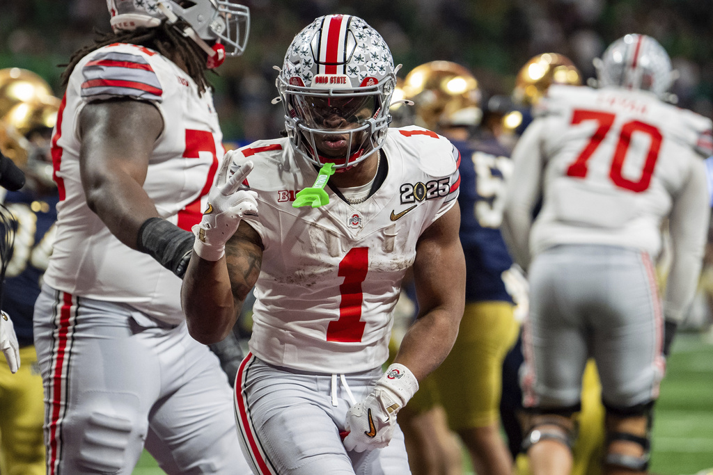 Cleveland Browns pick RB Quinshon Judkins in second round of the NFL ...