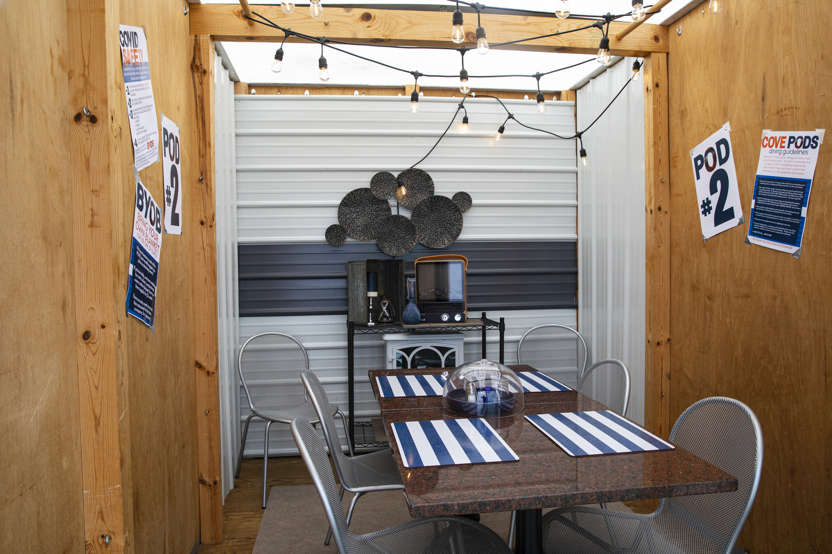 Two Kalamazoo restaurants transform moving pods into private dining ...