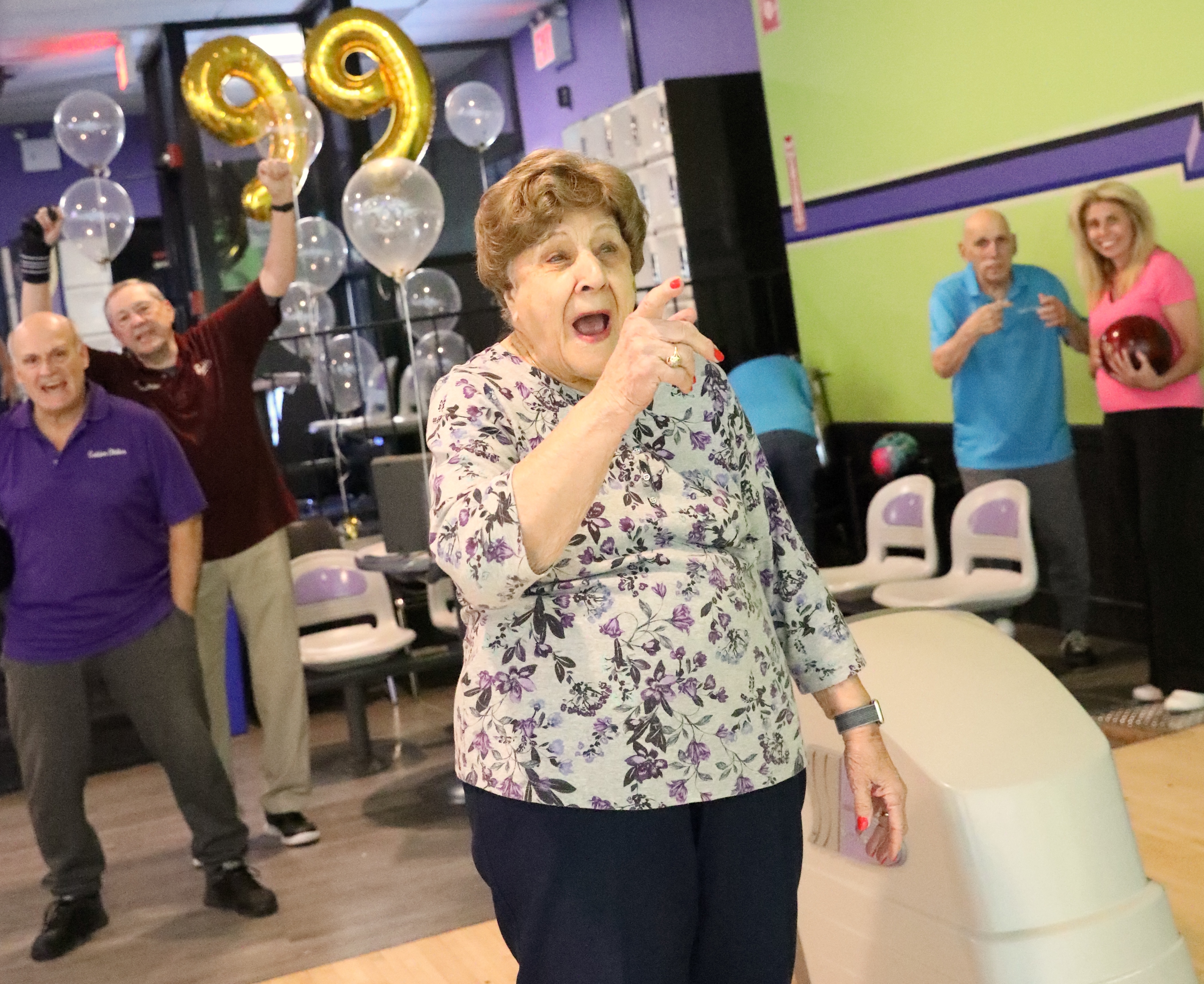 Senior bowler celebrates her 99th birthday at Rab's Country Lanes ...