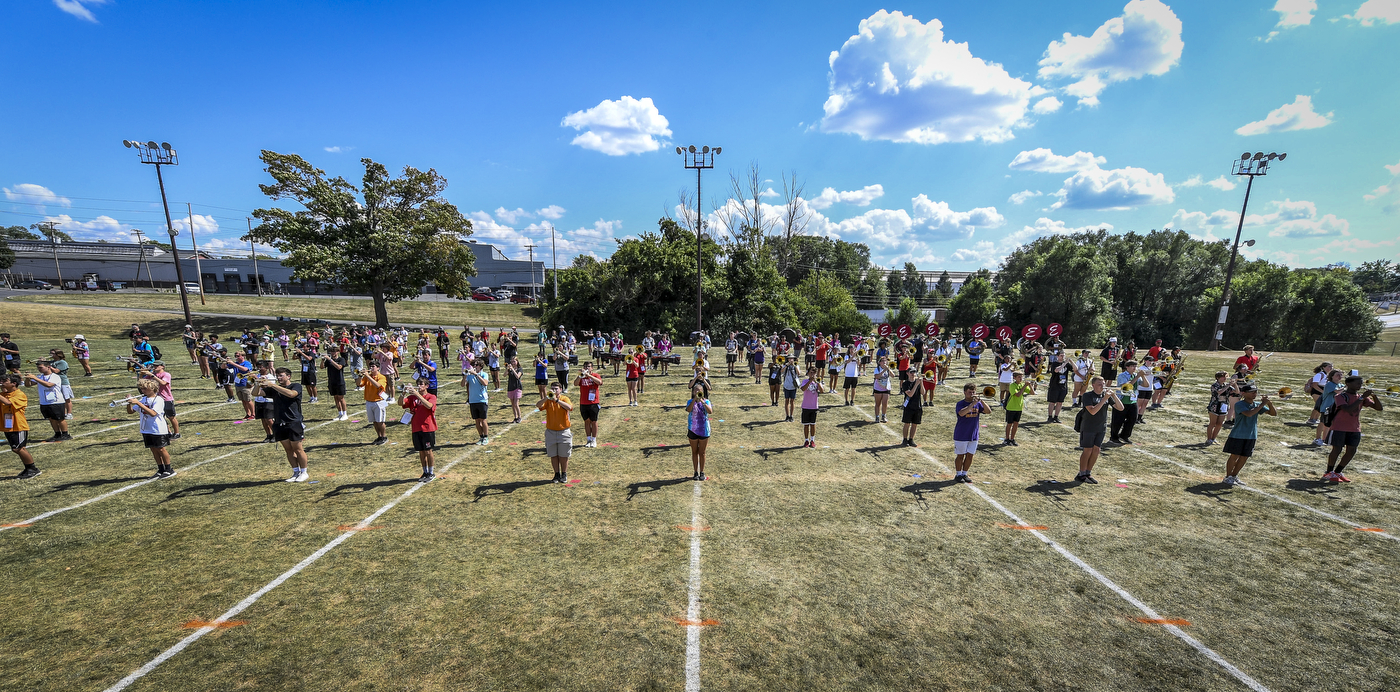 The 2022 Easton Area High School "Red Rover" Marching Band ...