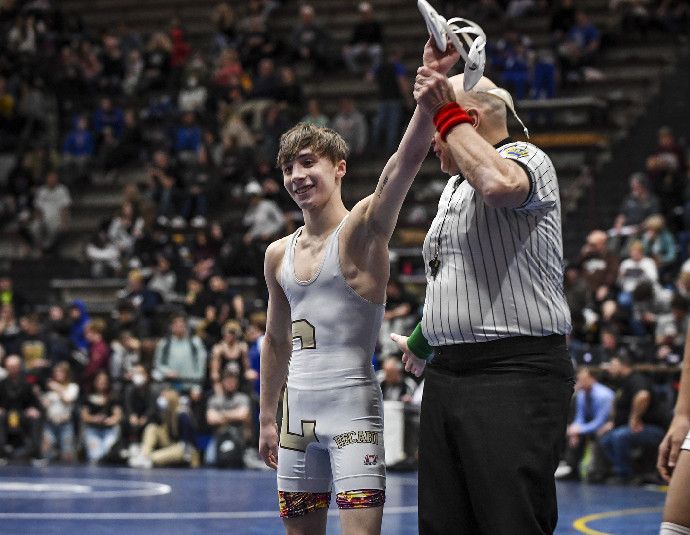 District 11 Class 3A individual wrestling quarterfinals on Feb. 25 ...