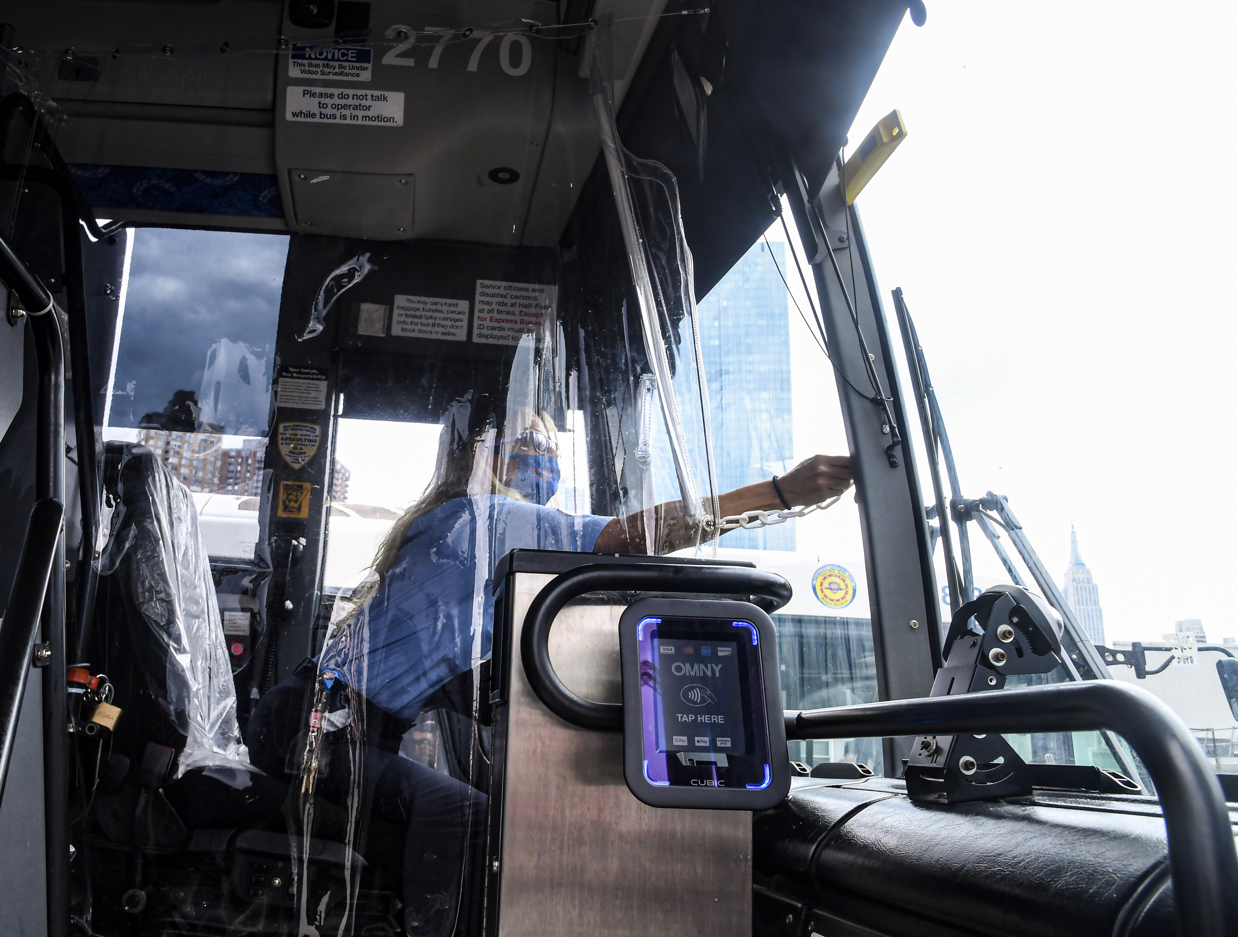 MTA to install protective driver shields on buses - silive.com