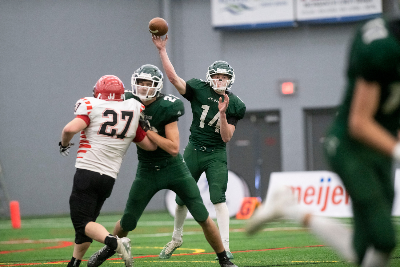 St. Patrick Vs. North Central MHSAA Division 2 eight-player football ...