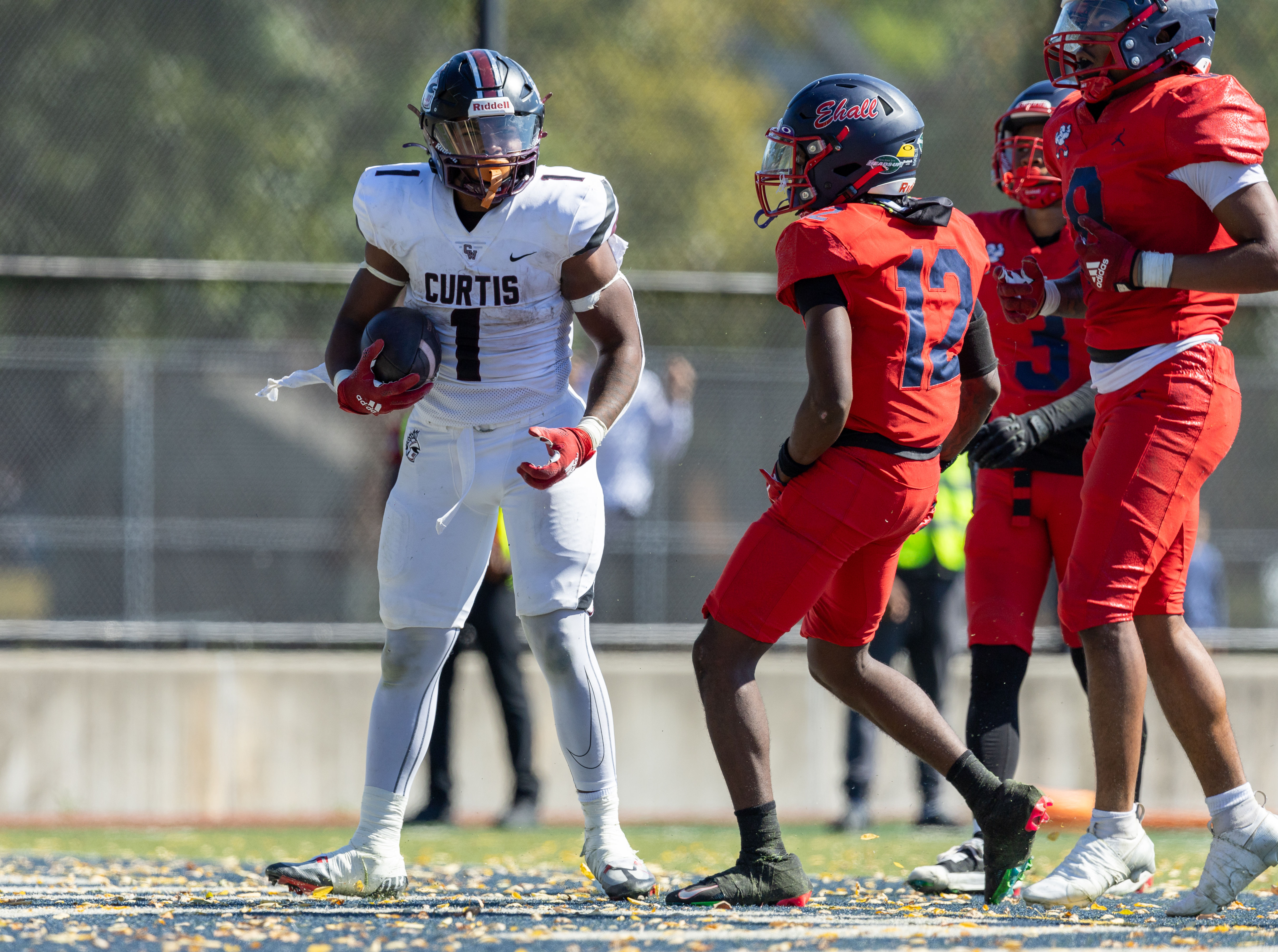 PSAL Football: Curtis Warriors vs. Erasmus Hall Dutchmen at Sid Luckman ...